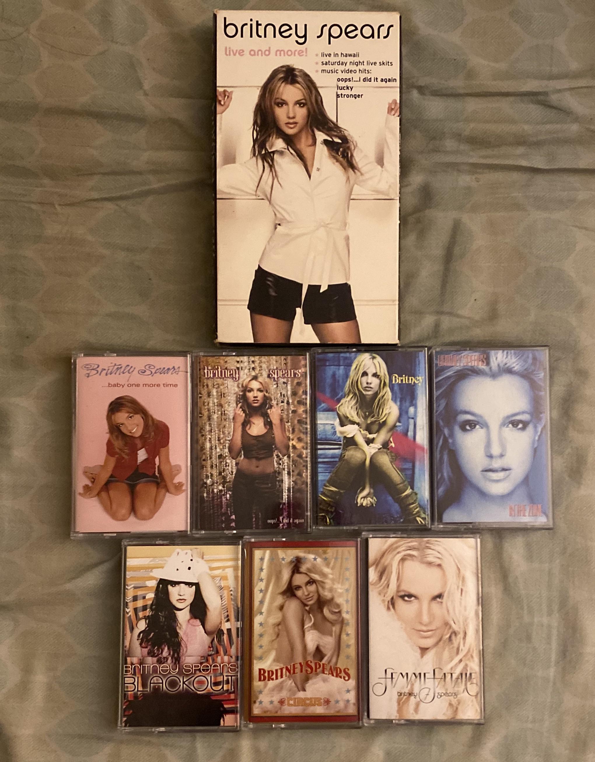 My collection of Britney on tape | Scrolller