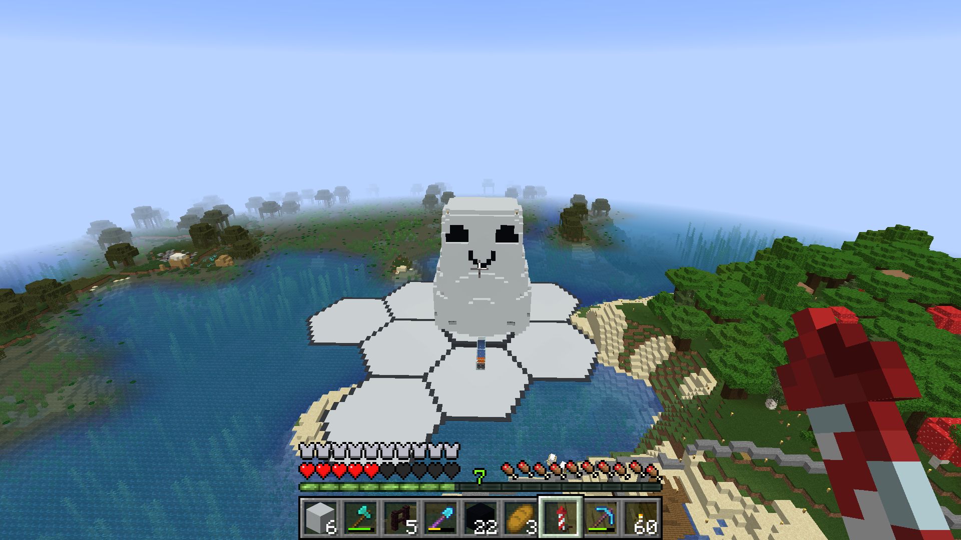 My creeper farm looks like the Stay Puft marshmallow man | Scrolller