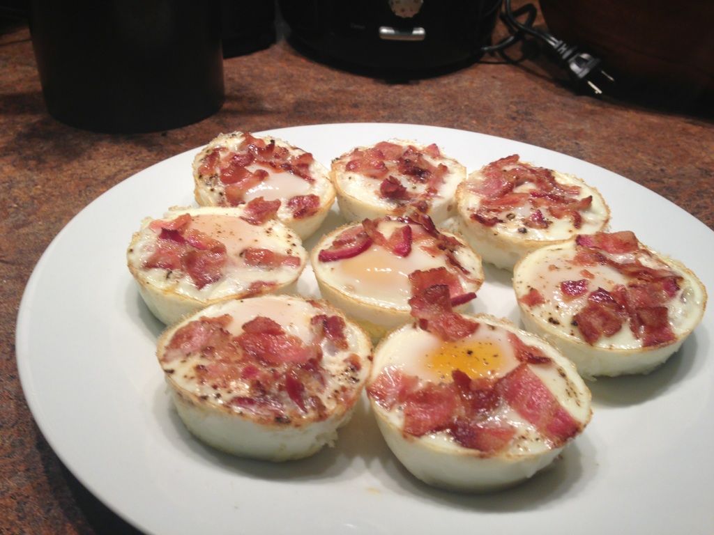 My current favorite spin on bacon and eggs. | Scrolller
