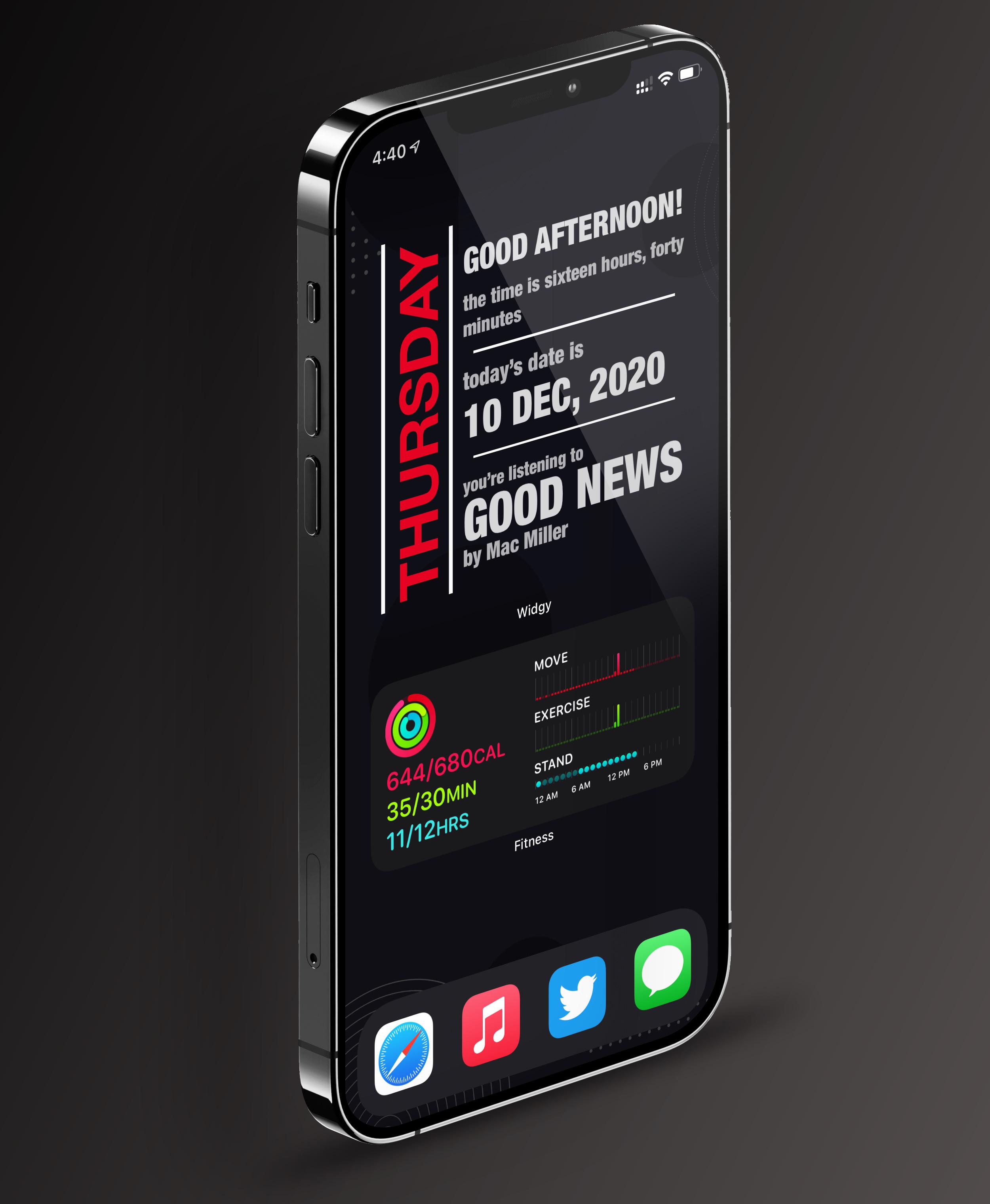 My current setup with Widgy | Scrolller