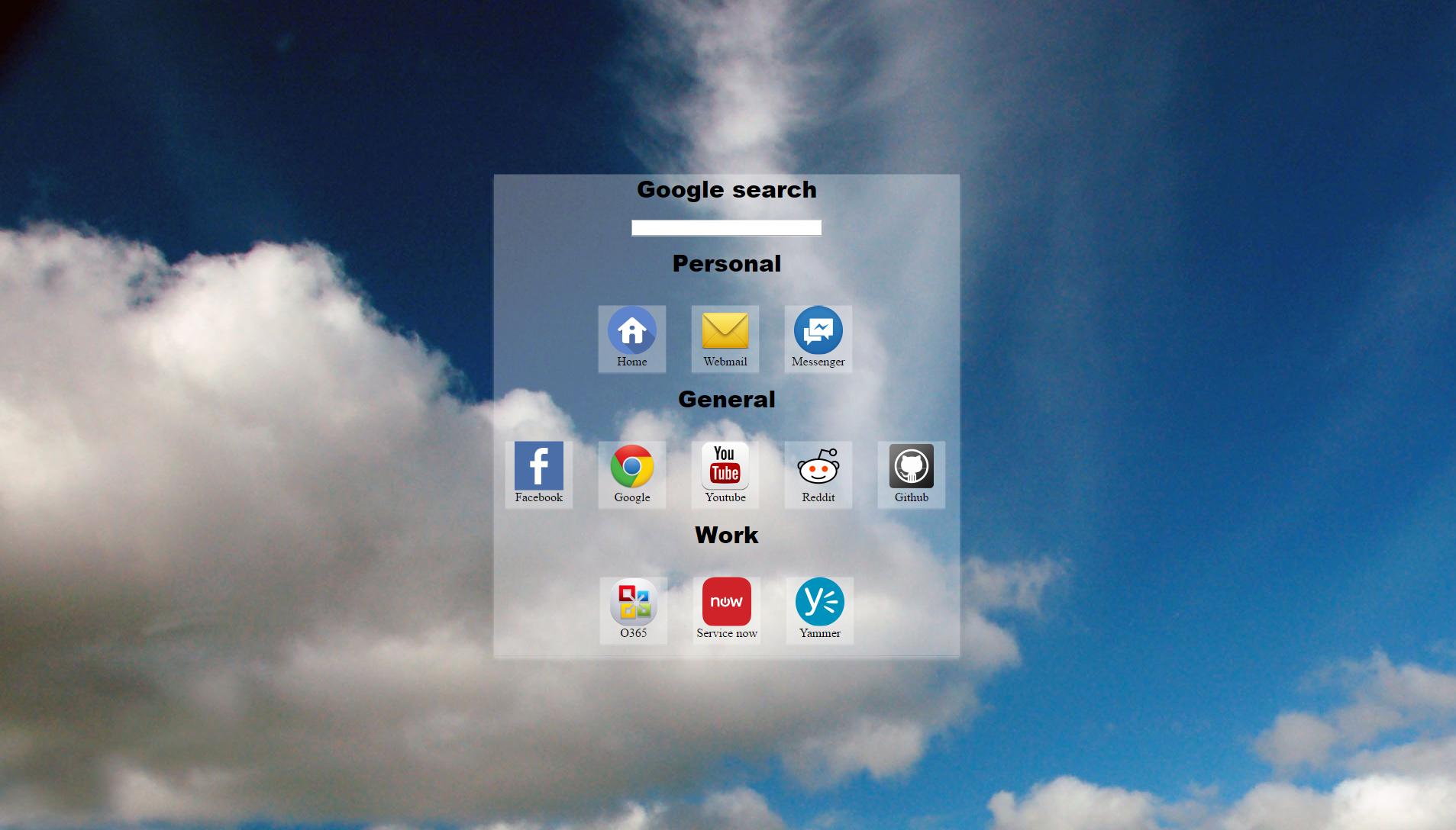 My current startpage | Scrolller