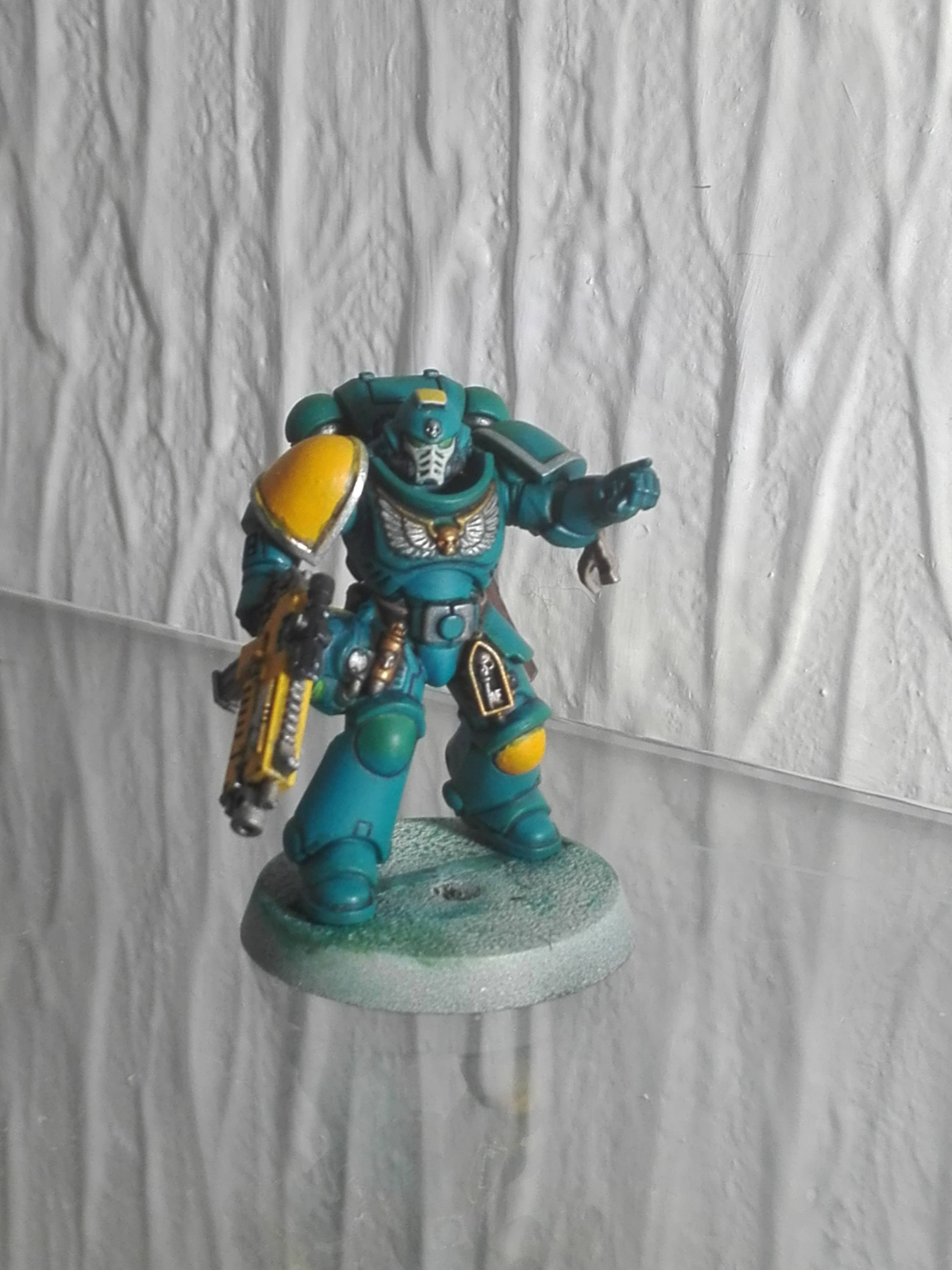 My custom alpha legion inspired chapter scheme | Scrolller