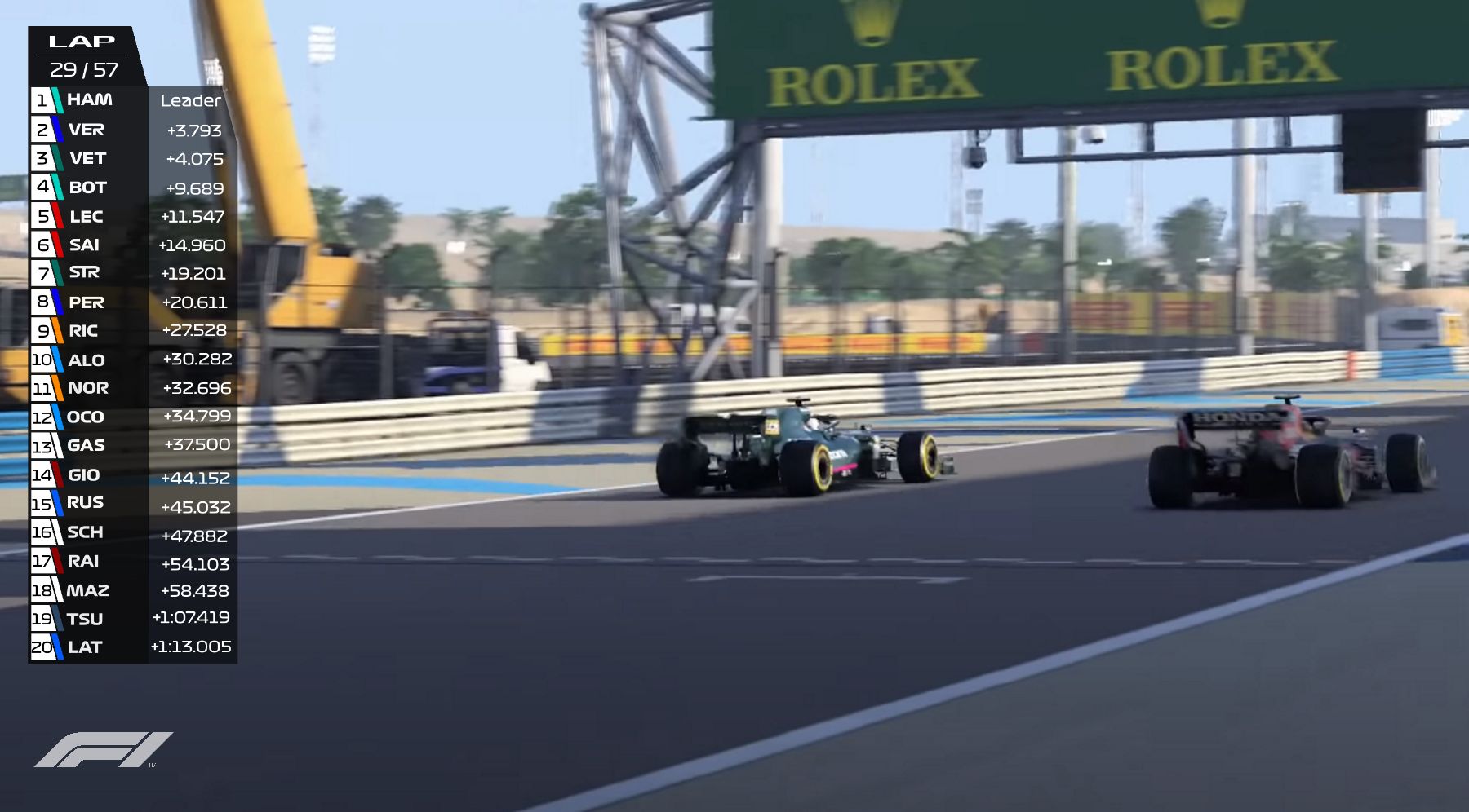 My custom F1 on-screen graphics | Scrolller