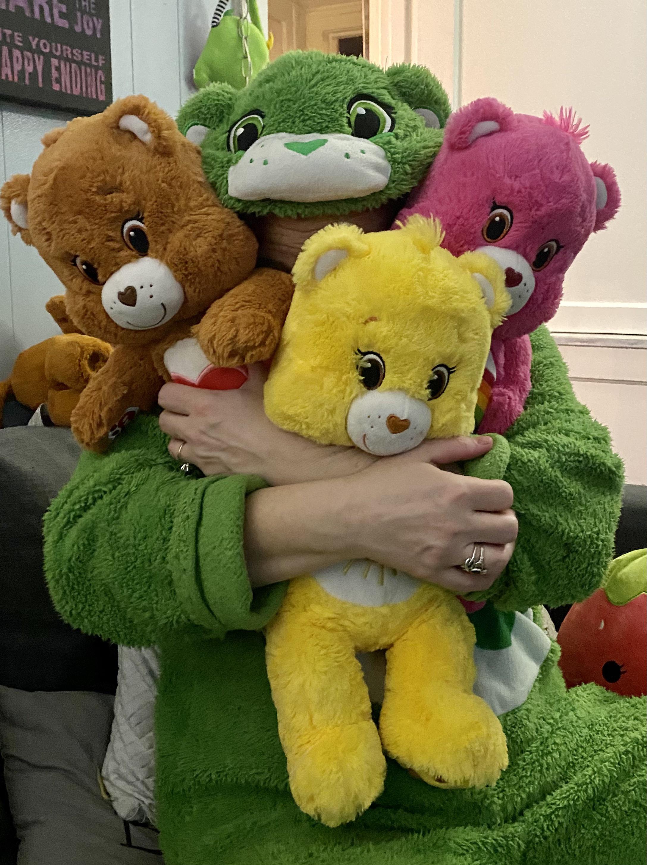 My cutie BAB carebears are patiently awaiting for Share🍬 we’re still on the hunt for grumpy 🌧 ...