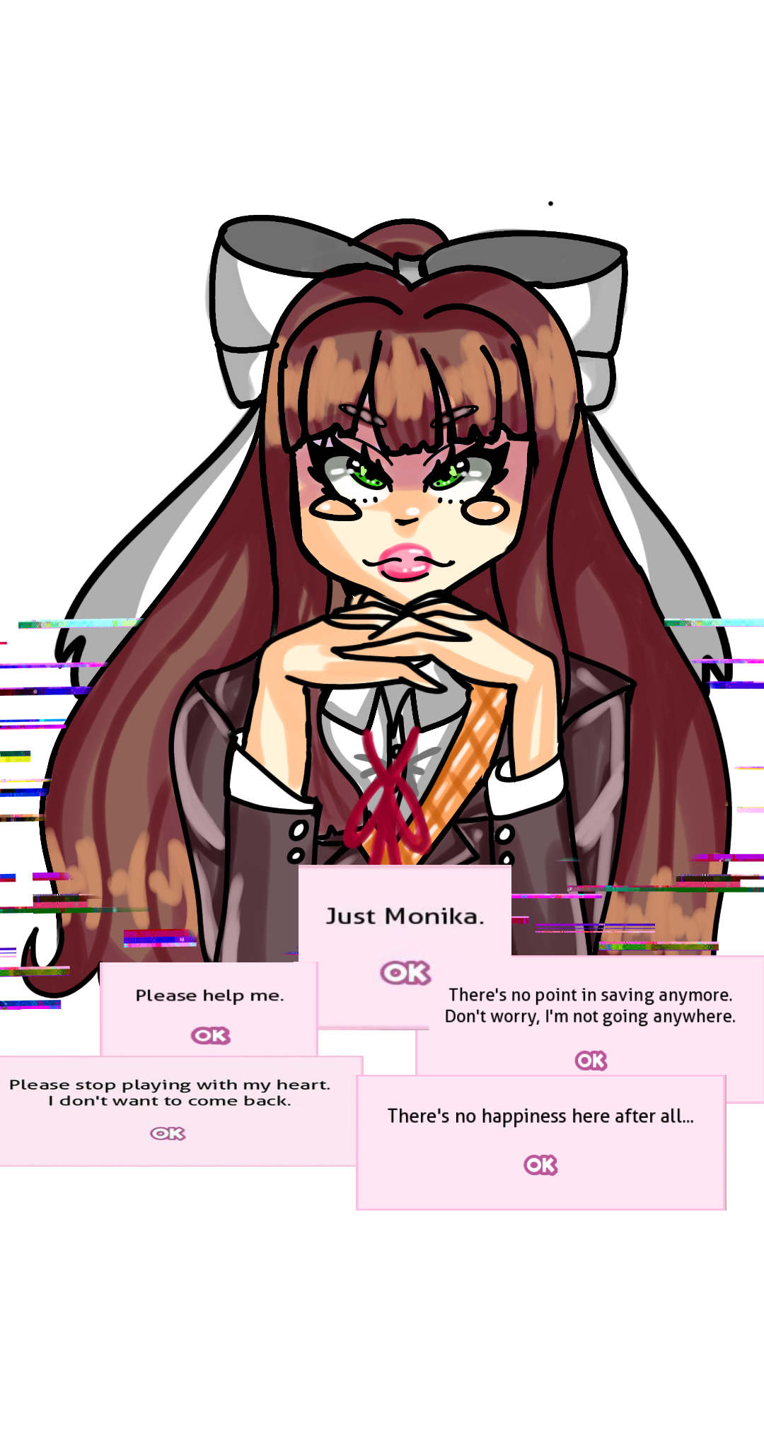 My drawing of Monika :D | Scrolller