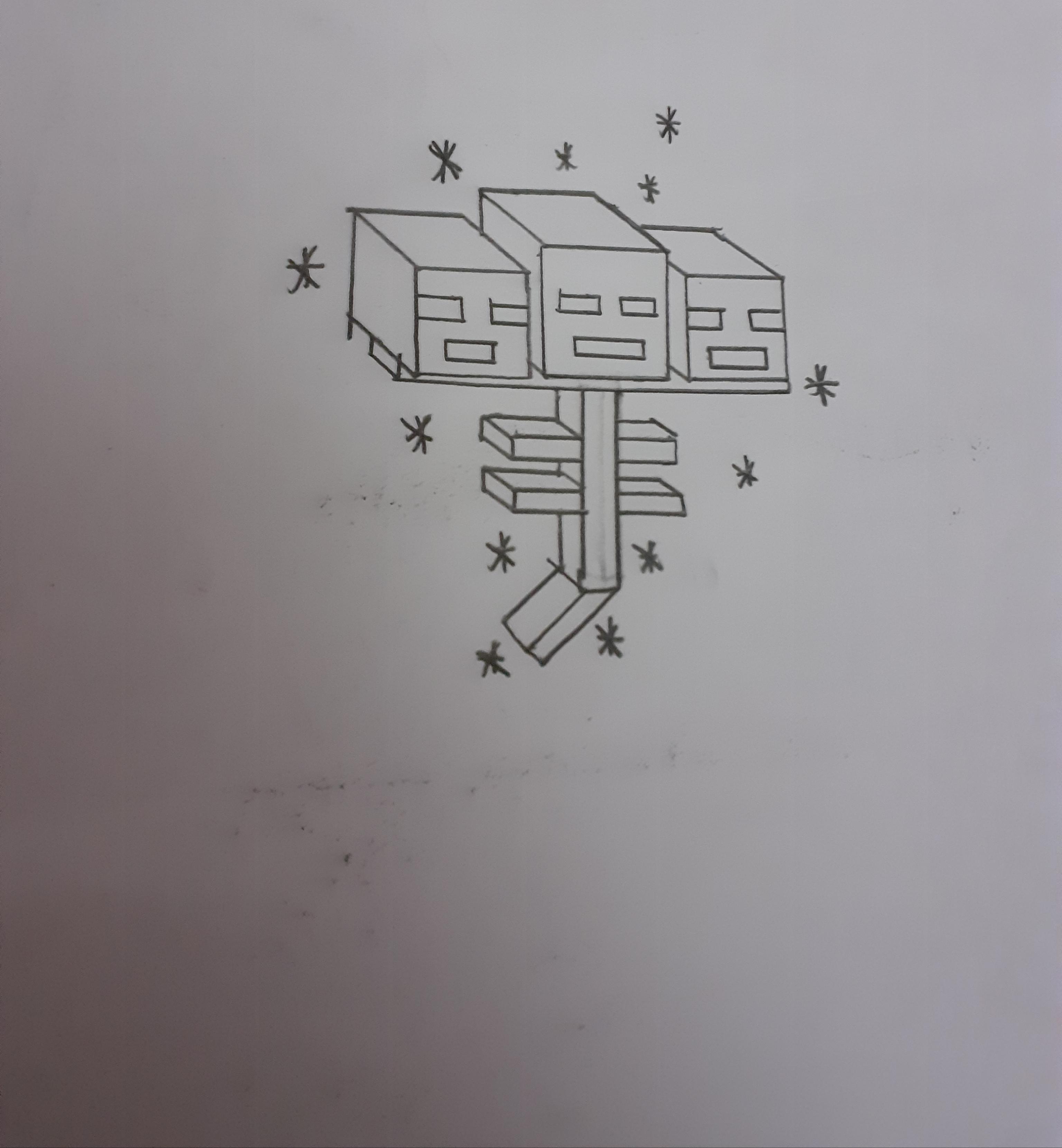My drawing of the wither | Scrolller