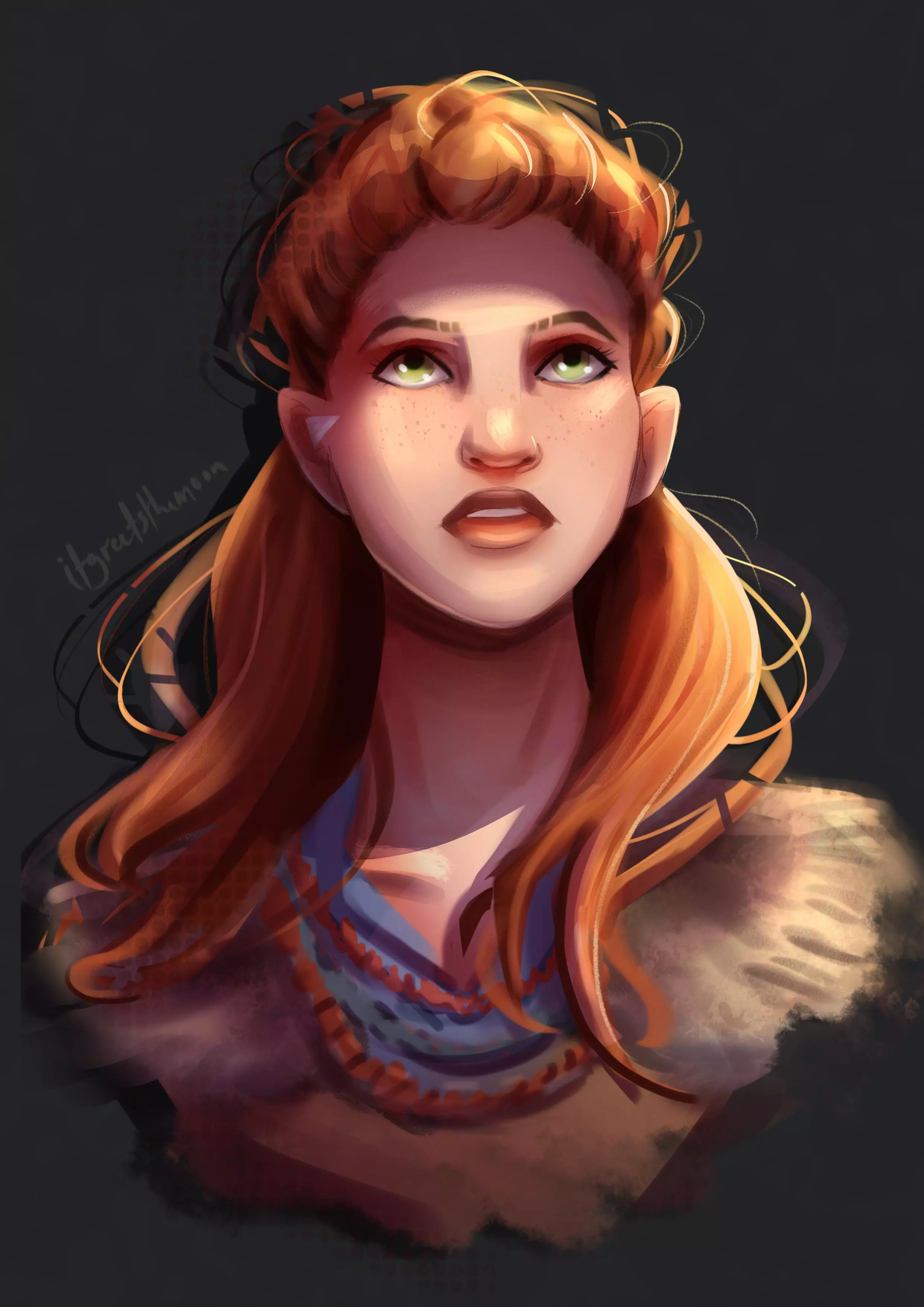 My Fanart Of Aloy After Finishing Hzd For The First Time Scrolller