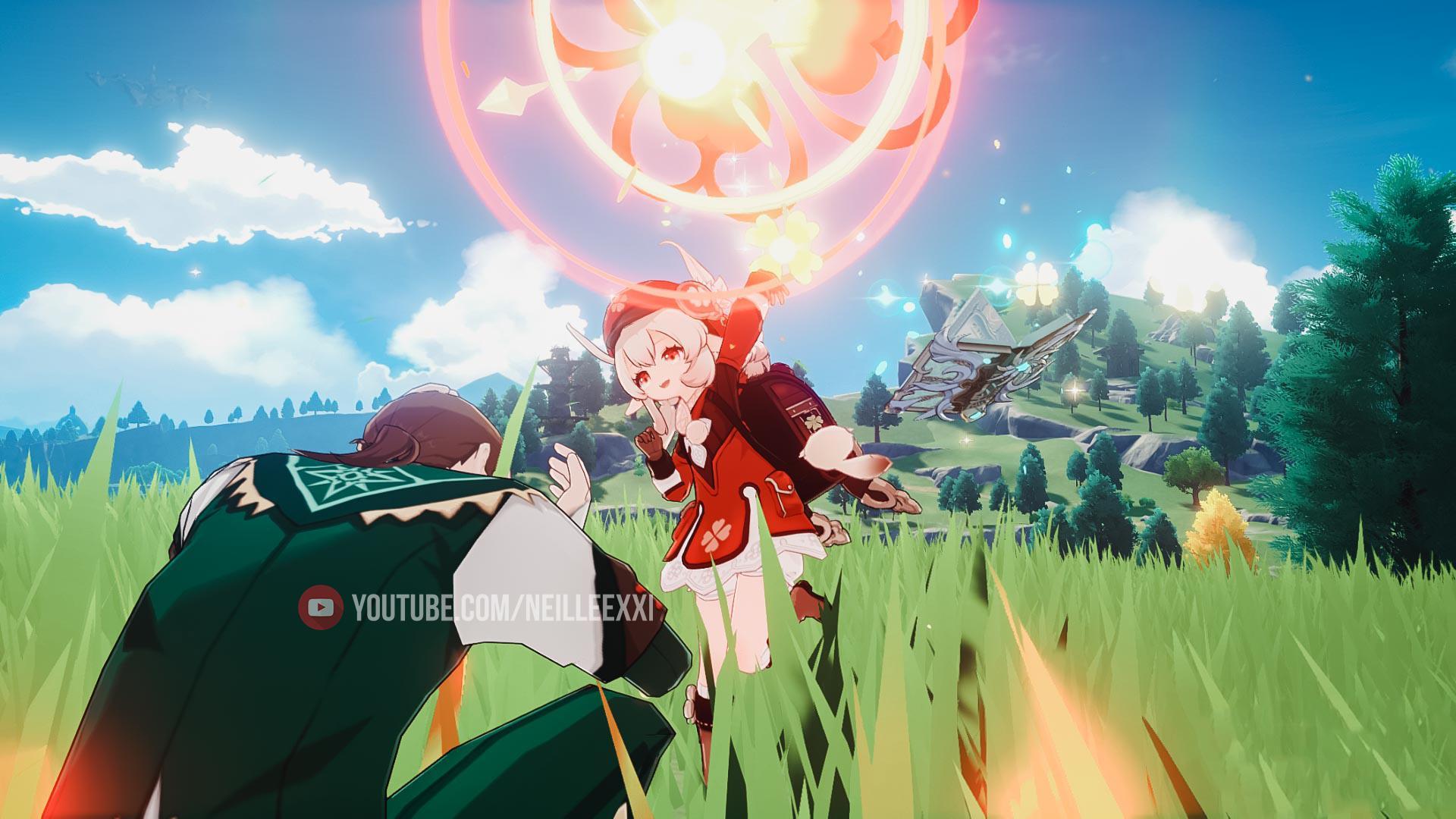 My favorite photo of Klee featuring Reckless Pallad 🍀💥 | Scrolller