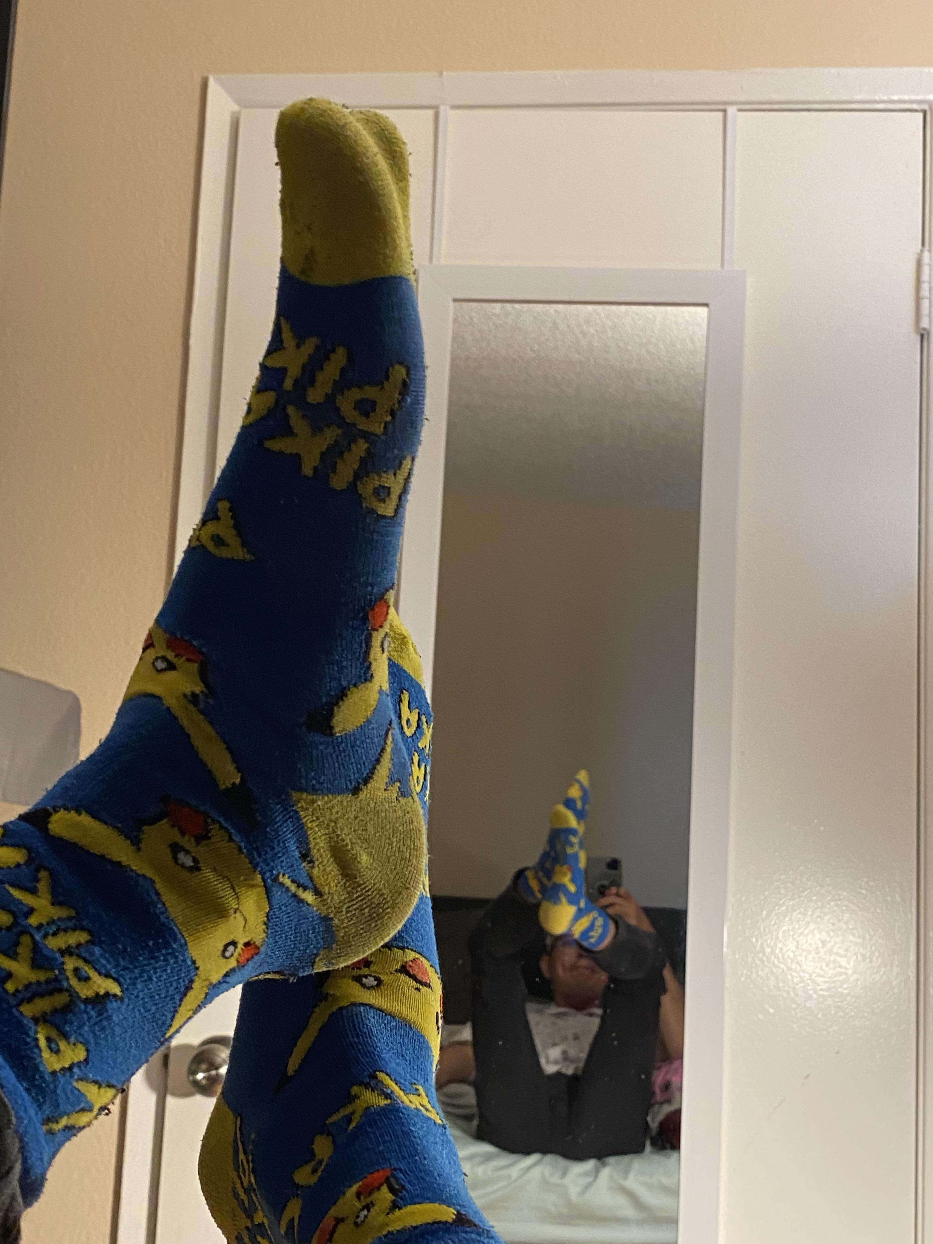 Who likes my Pikachu socks? | Scrolller