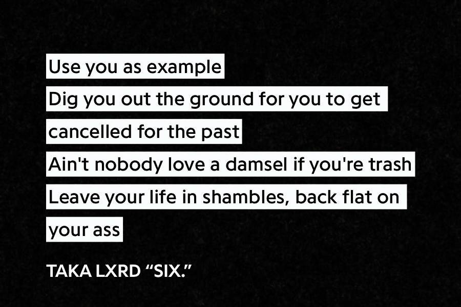 My favourite lyrics from Taka | Scrolller