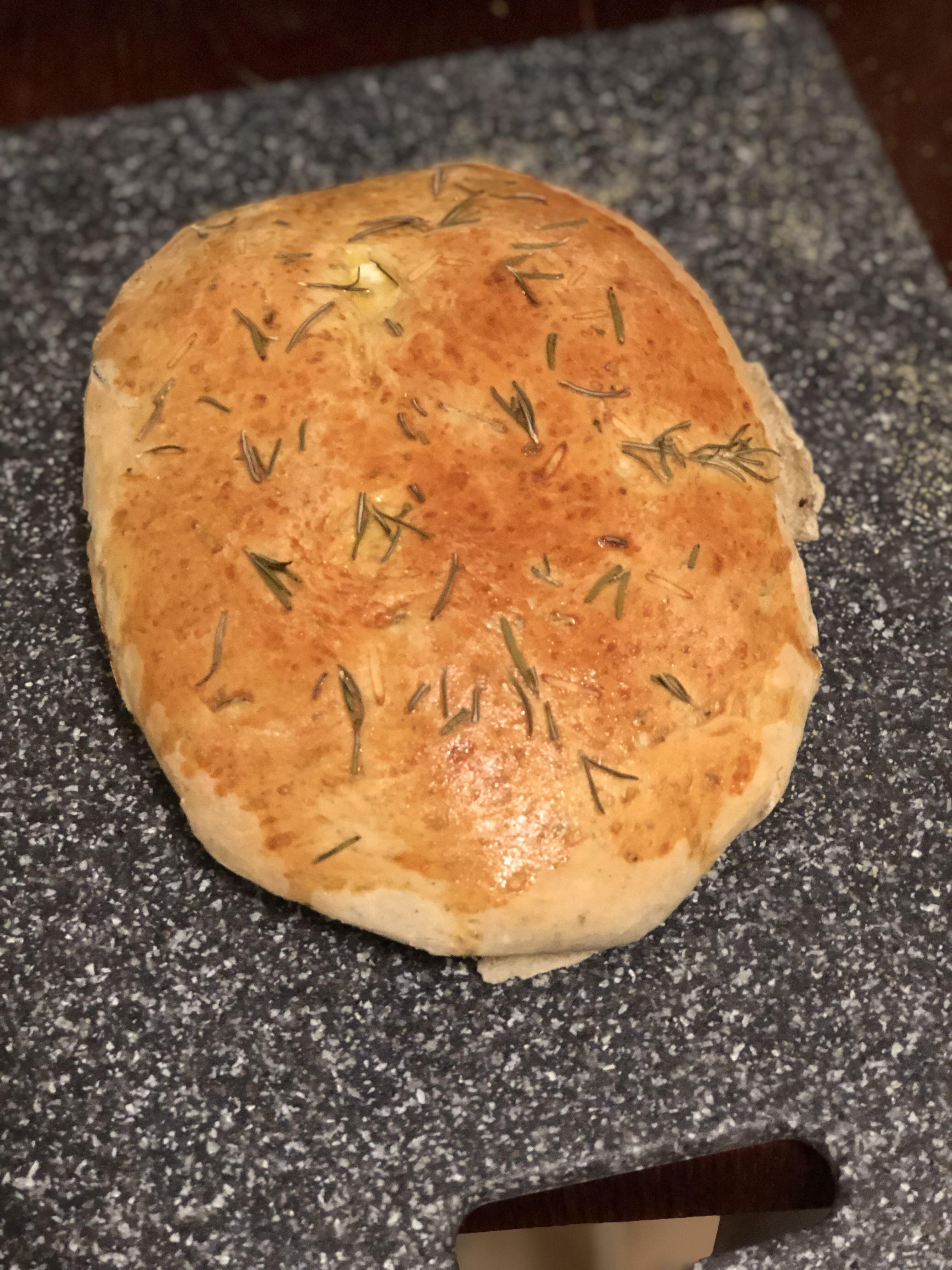 My first attempt at rosemary bread | Scrolller
