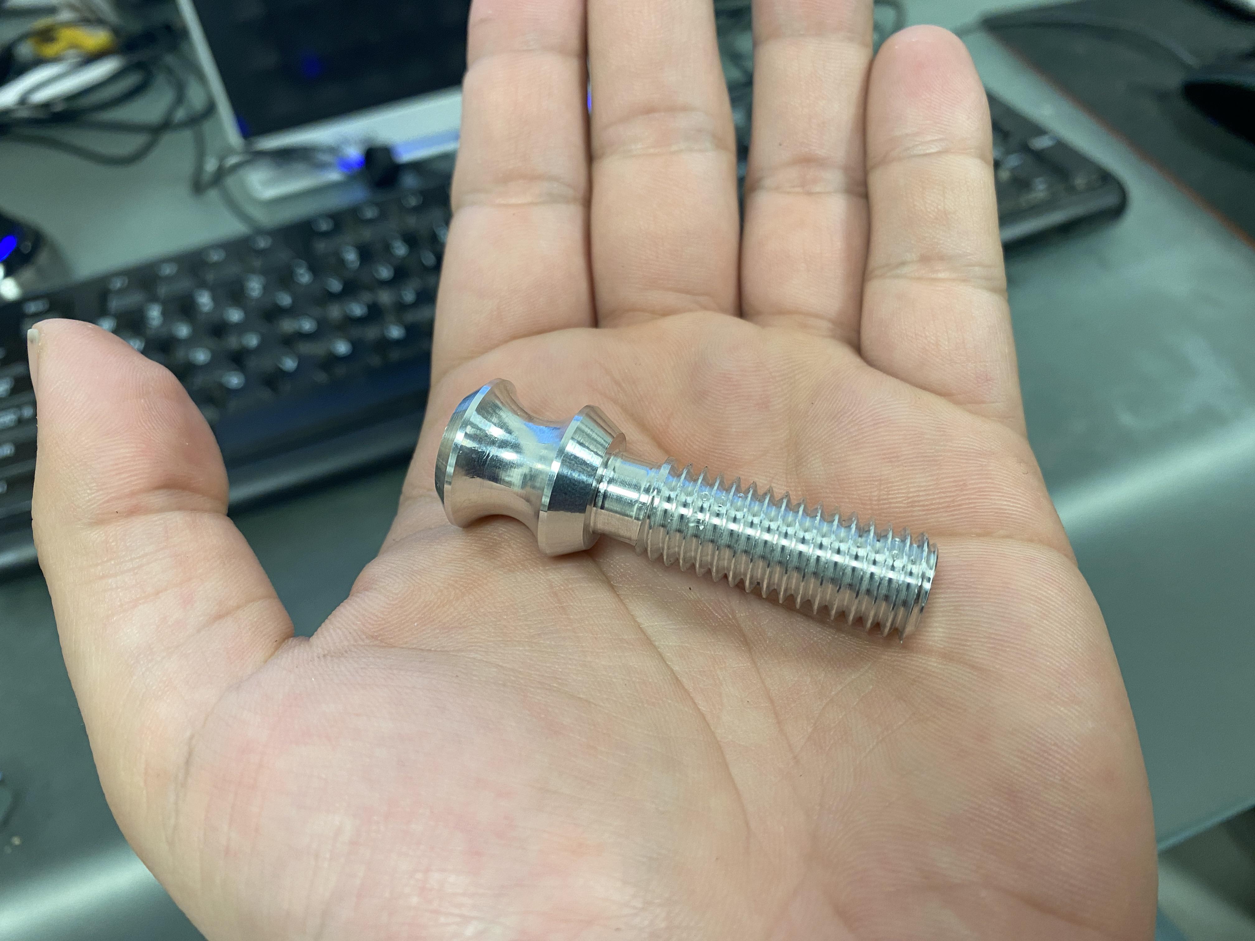 My first CNC turned part completed | Scrolller