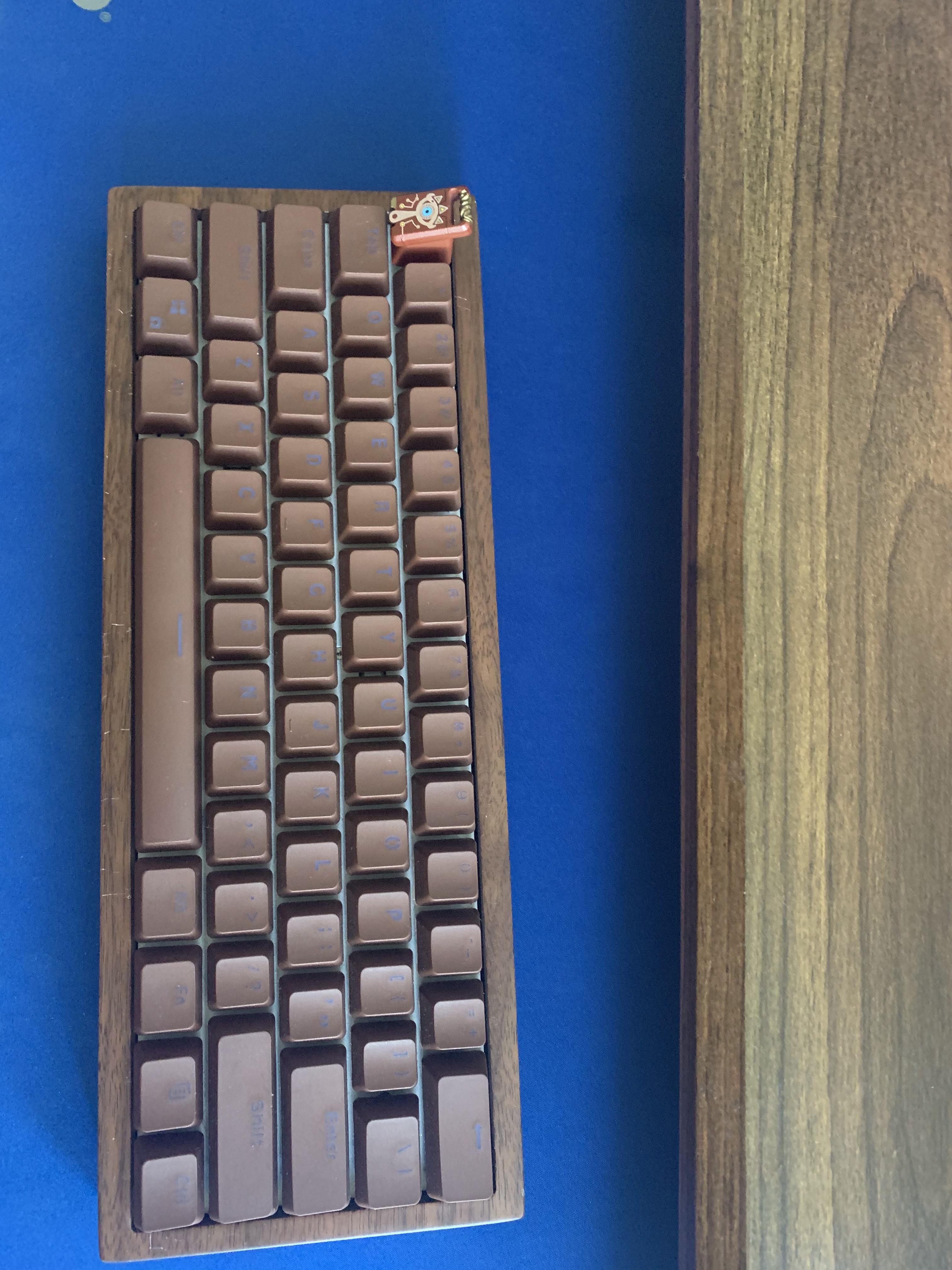 My first custom mechanical keyboard!!! (Zelda themed). | Scrolller