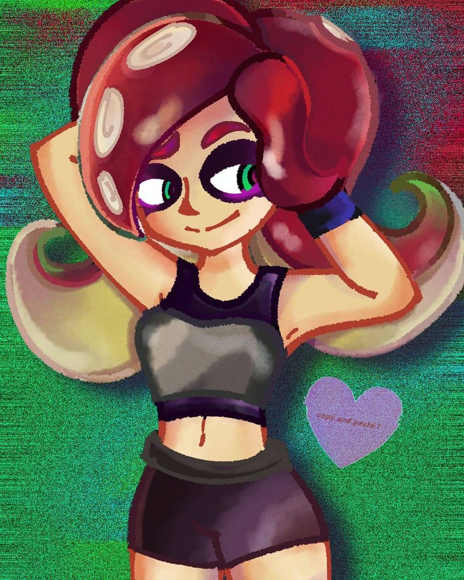 My first Enemy Octoling drawing! :) | Scrolller