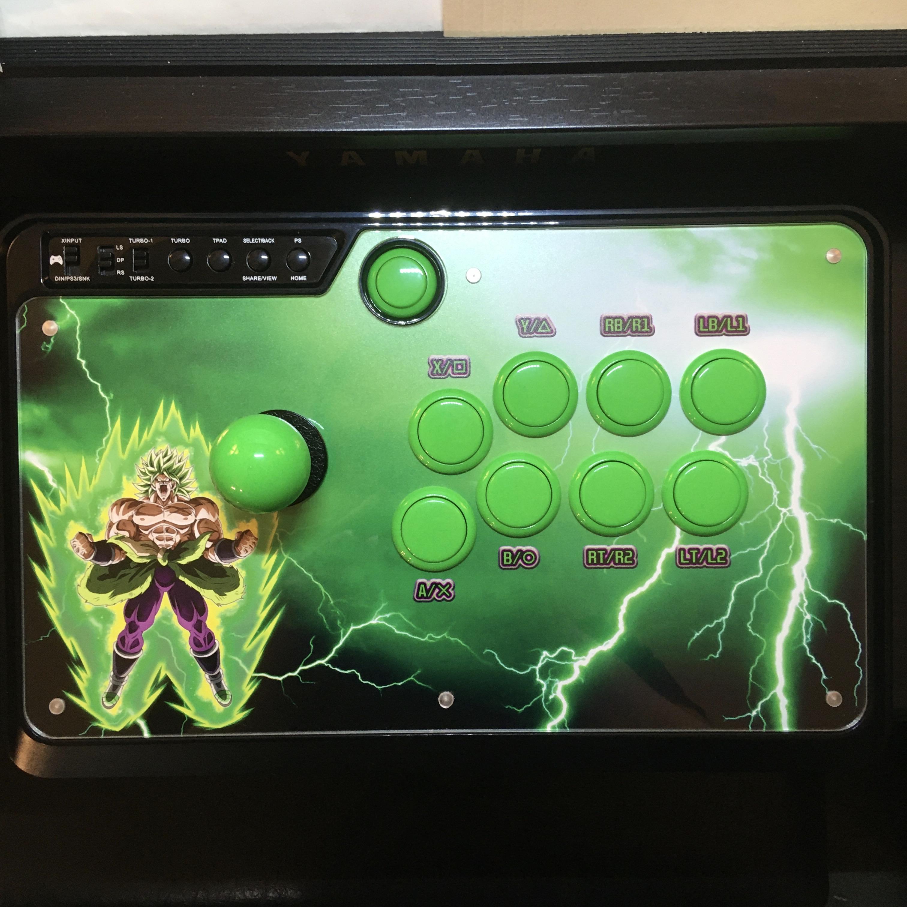 My first fight stick/first mod. | Scrolller