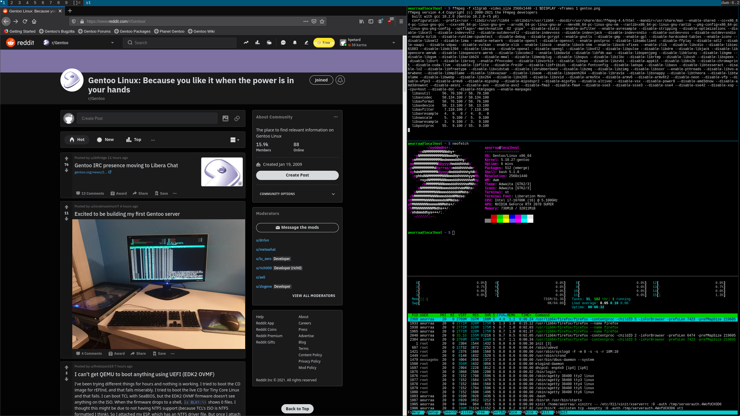 My First Gentoo Setup | Scrolller