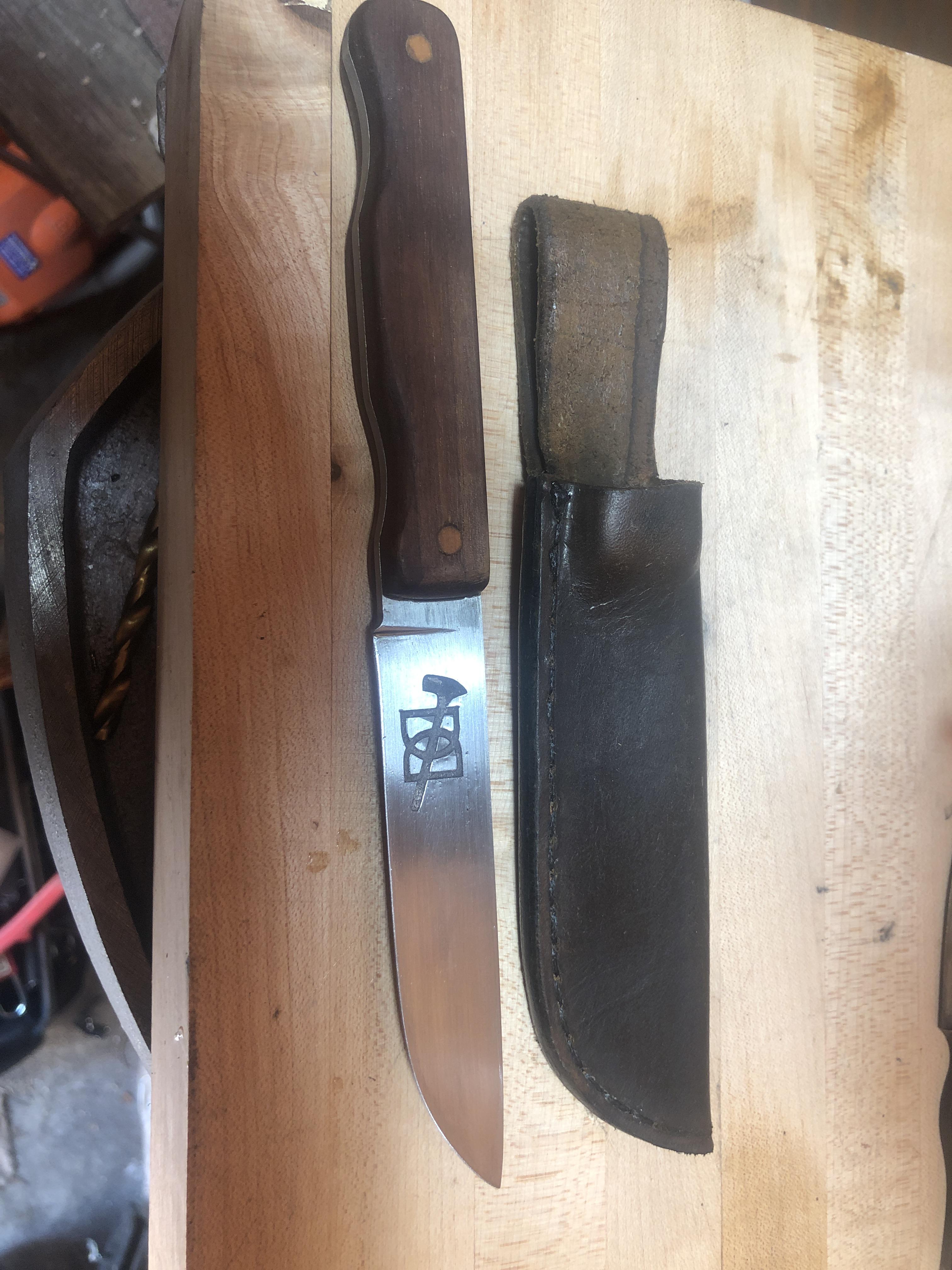 My first knife. Made for my father. | Scrolller