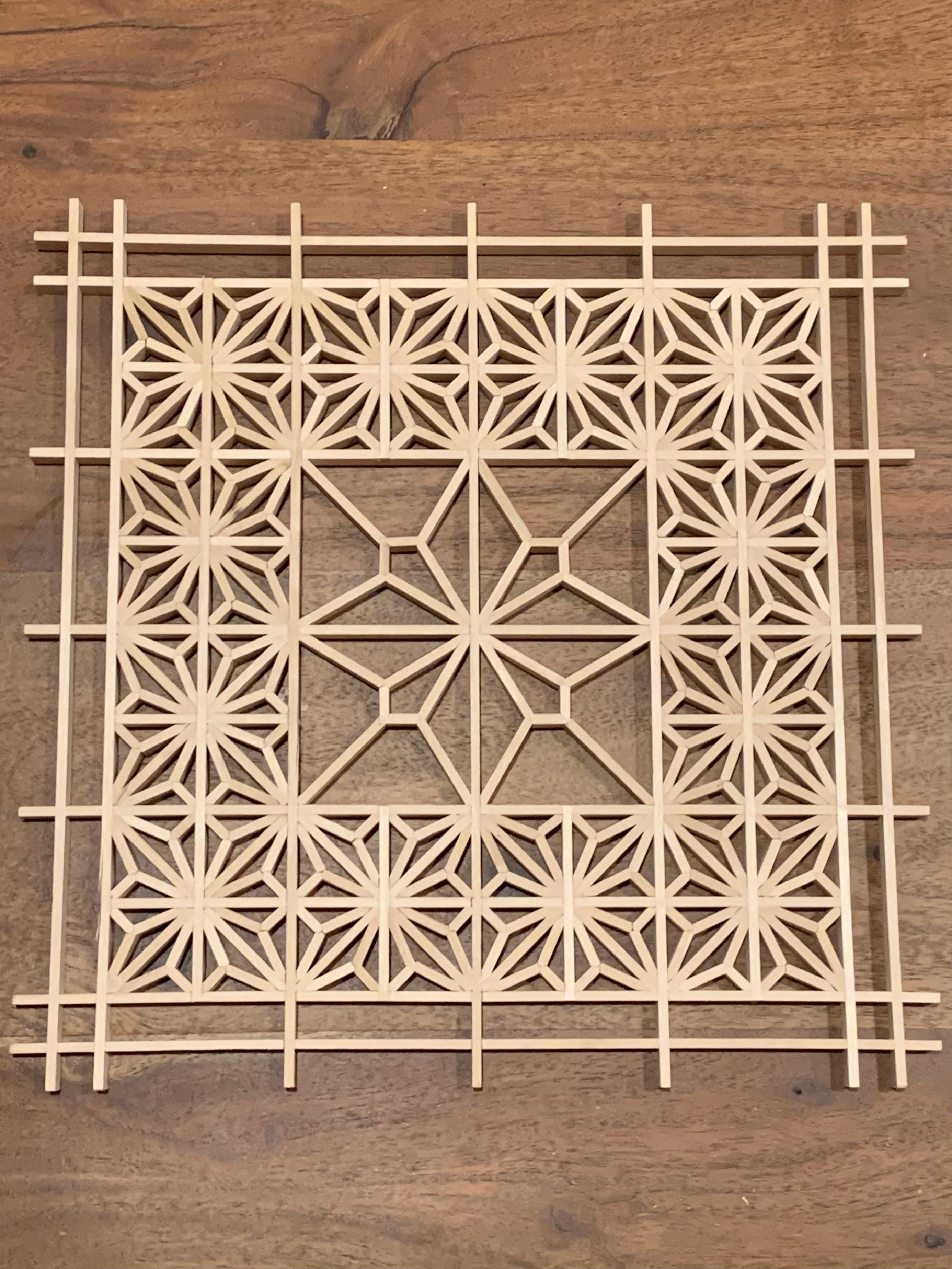 My first kumiko panel | Scrolller