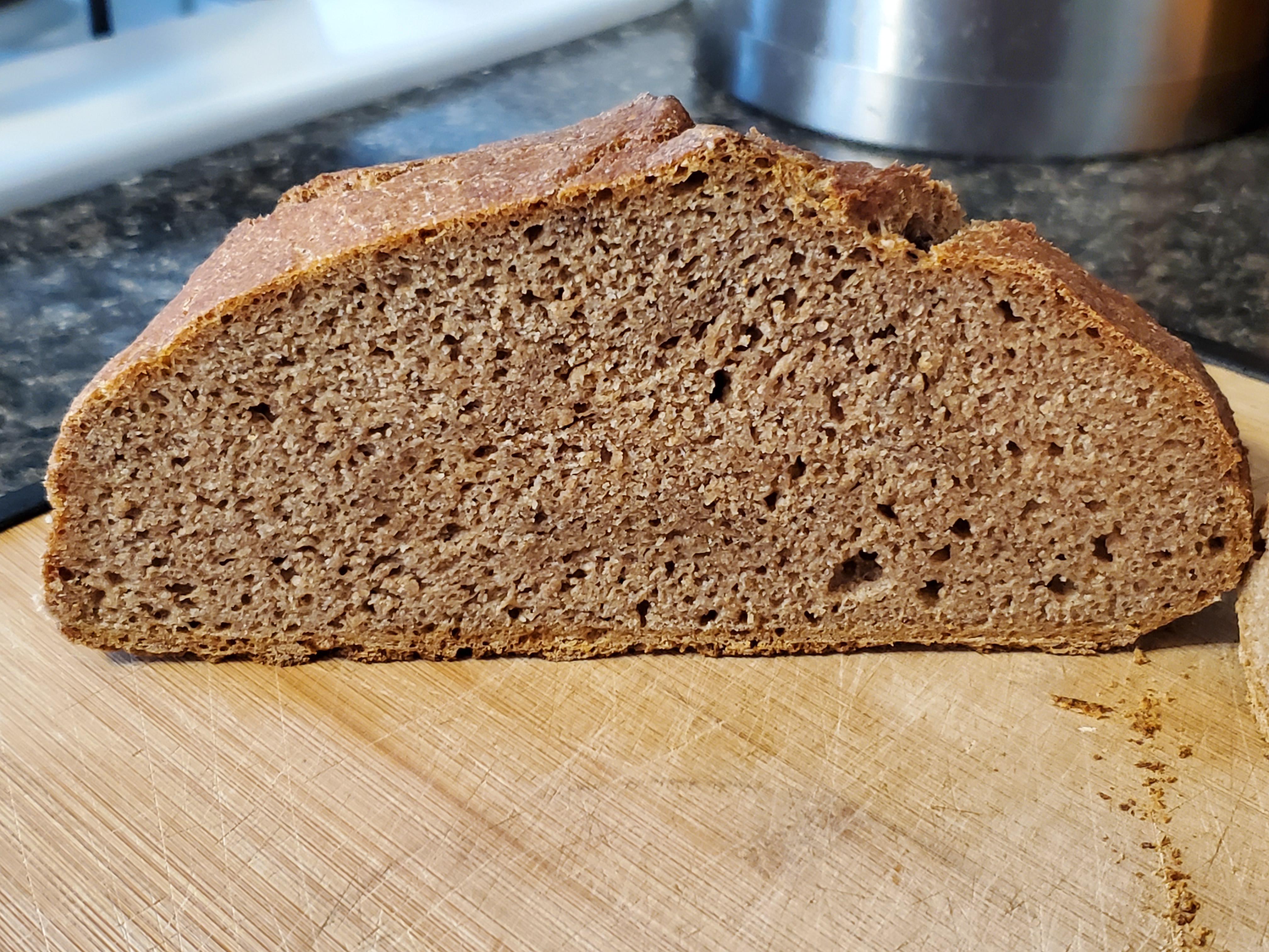 My first loaf ever. Whole wheat. | Scrolller