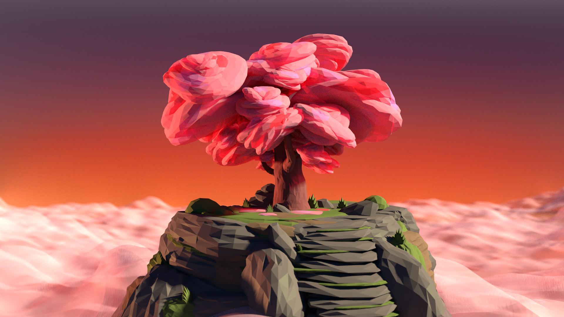 My first low poly scene. Feedback appreciated | Scrolller