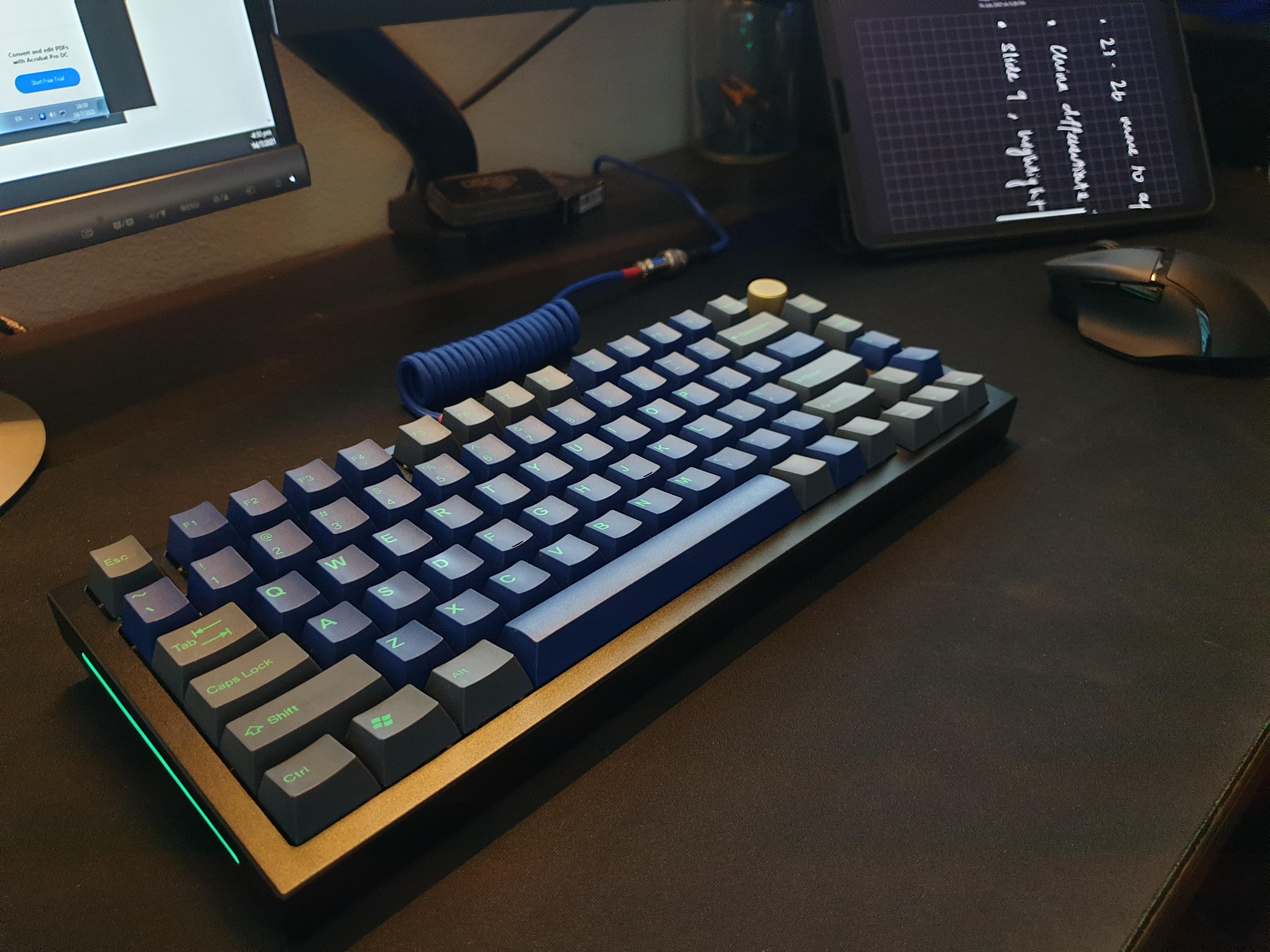 My first mech and homemade coiled cable. Build process was so enjoyable it got me falling down ...