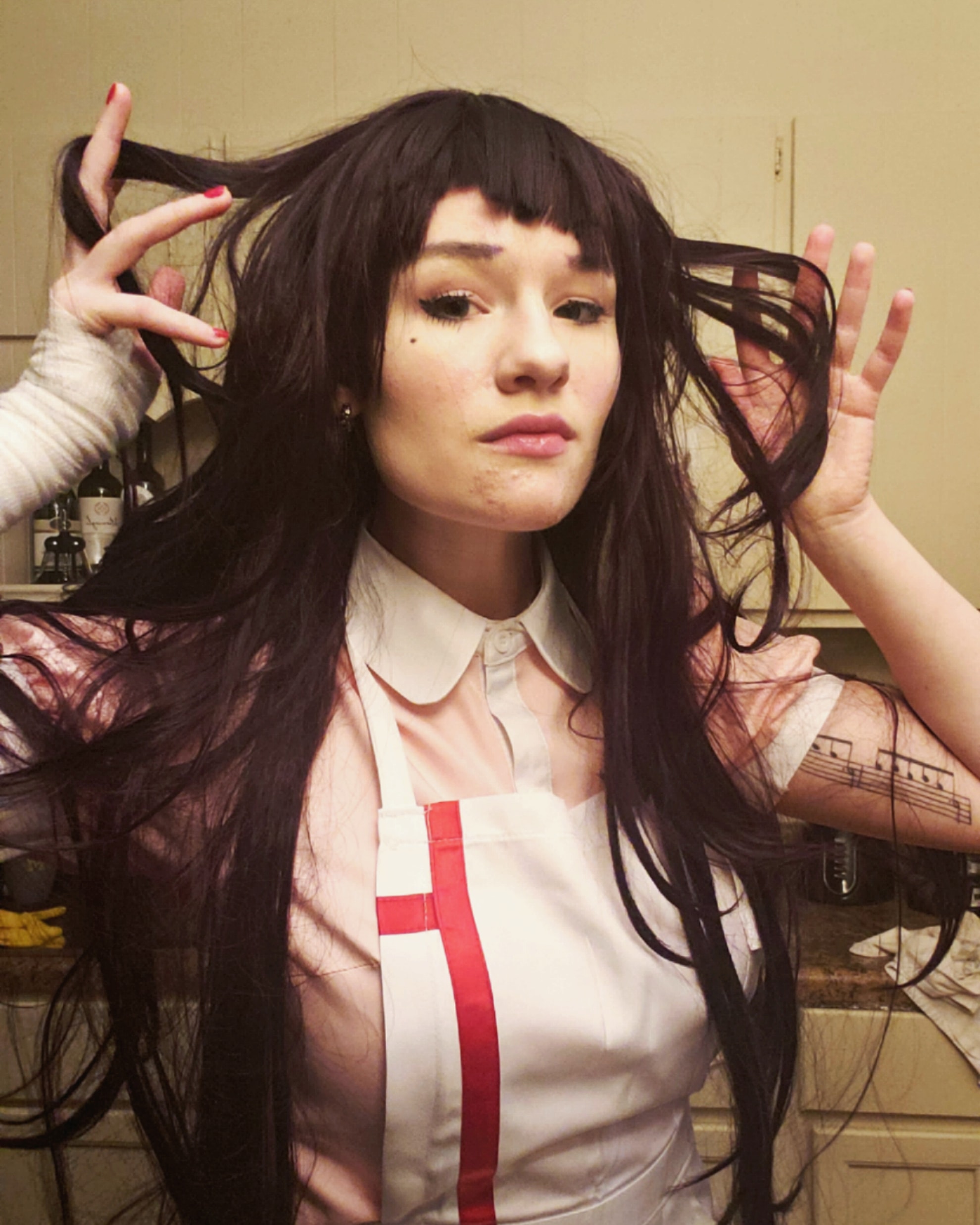 My first Mikan cosplay! 💉🌸 | Scrolller