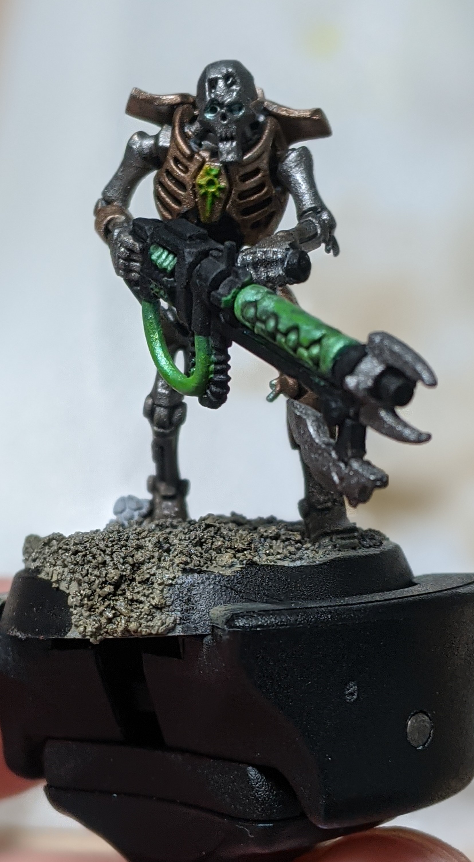 My First Necron, and the Fourth Mini I've Painted. | Scrolller