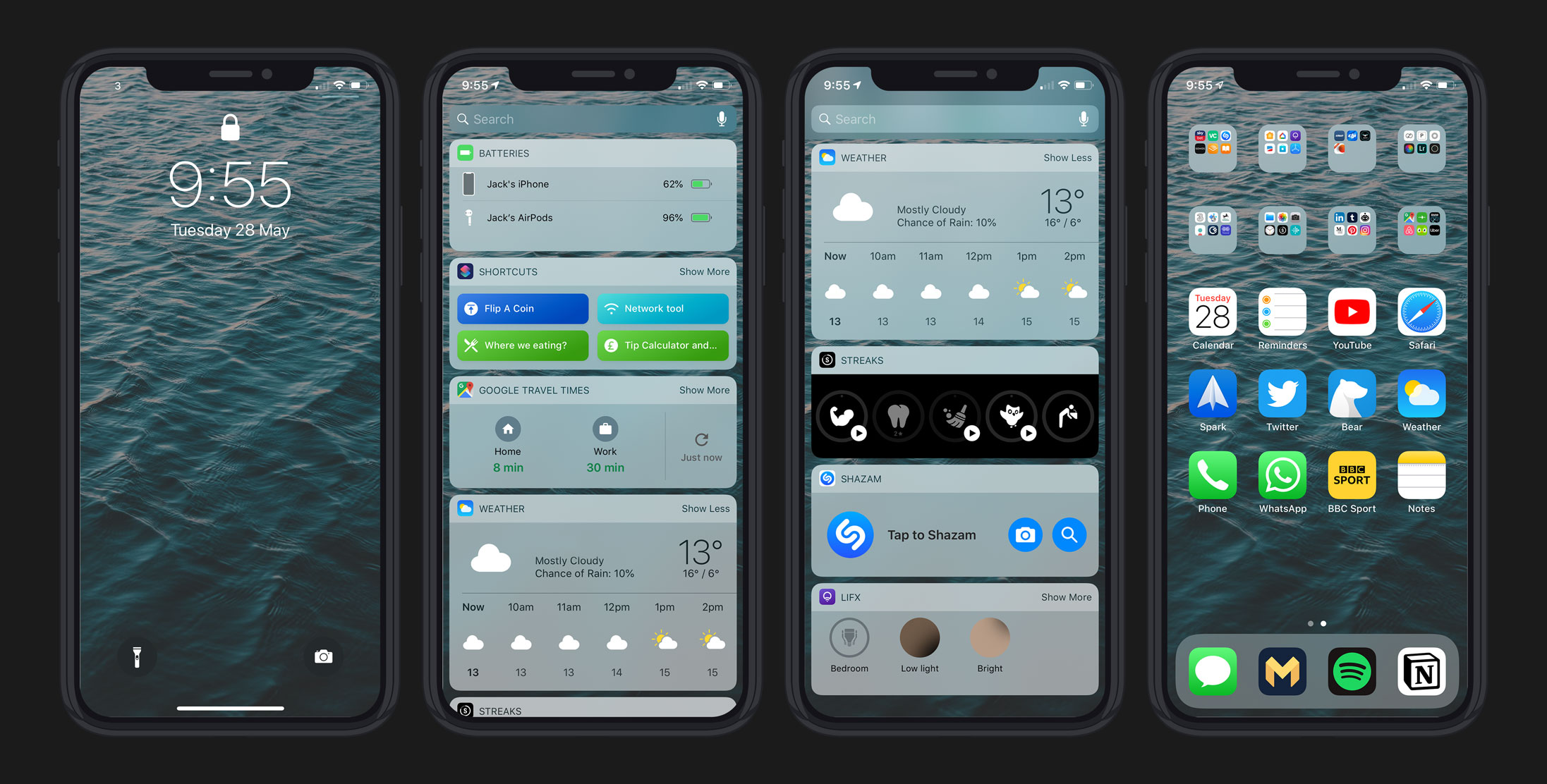 My first one page setup - still undecided on a few apps | Scrolller