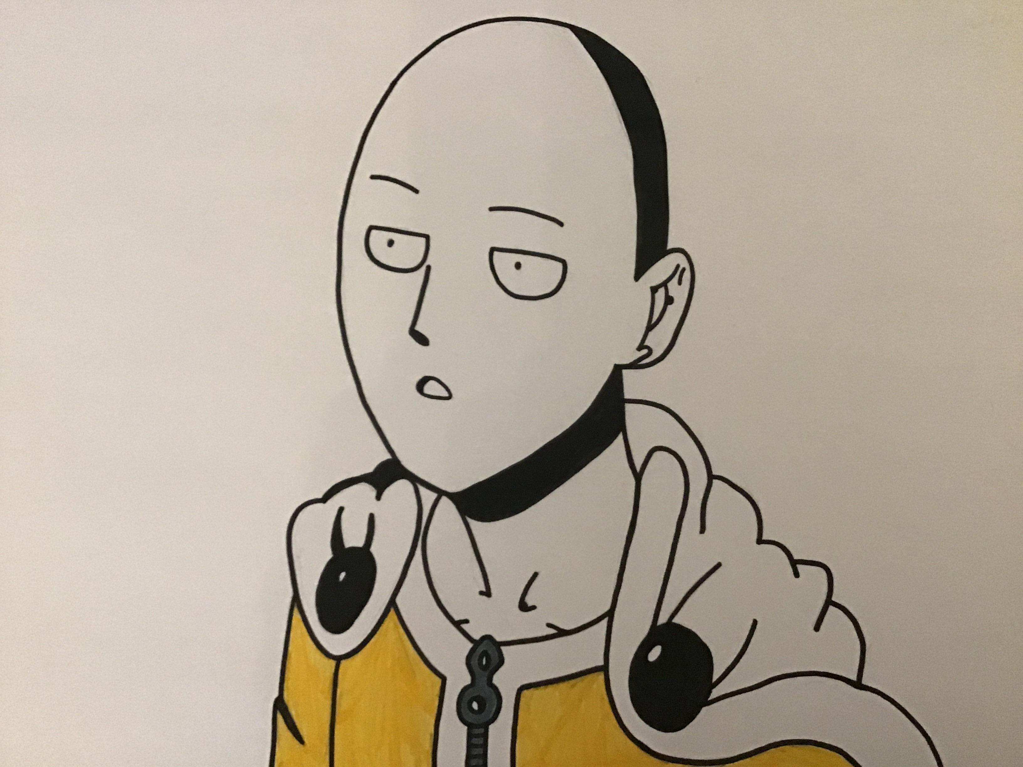 My first Saitama drawing | Scrolller