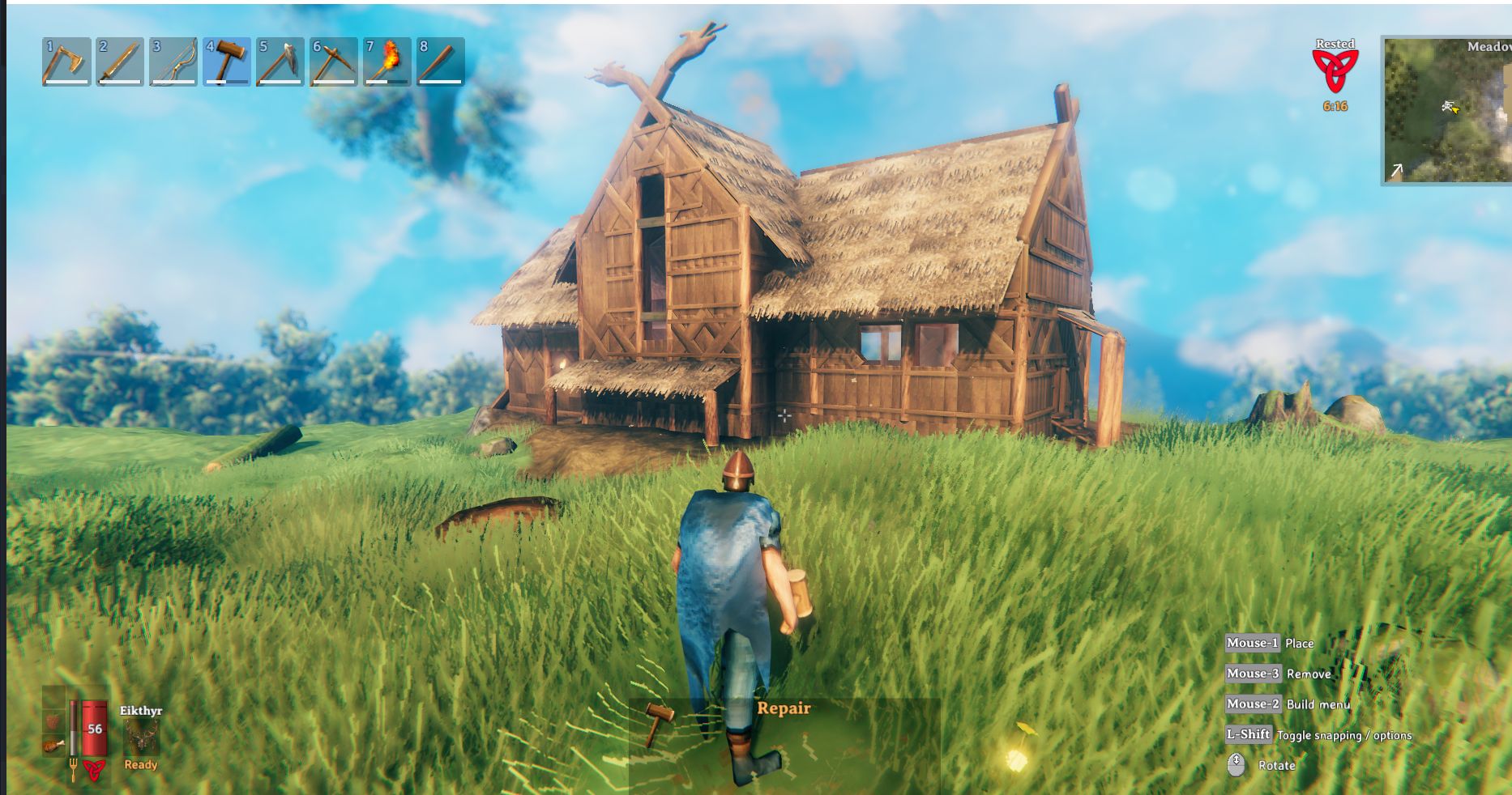 My first starter house! Onto the second boss! | Scrolller