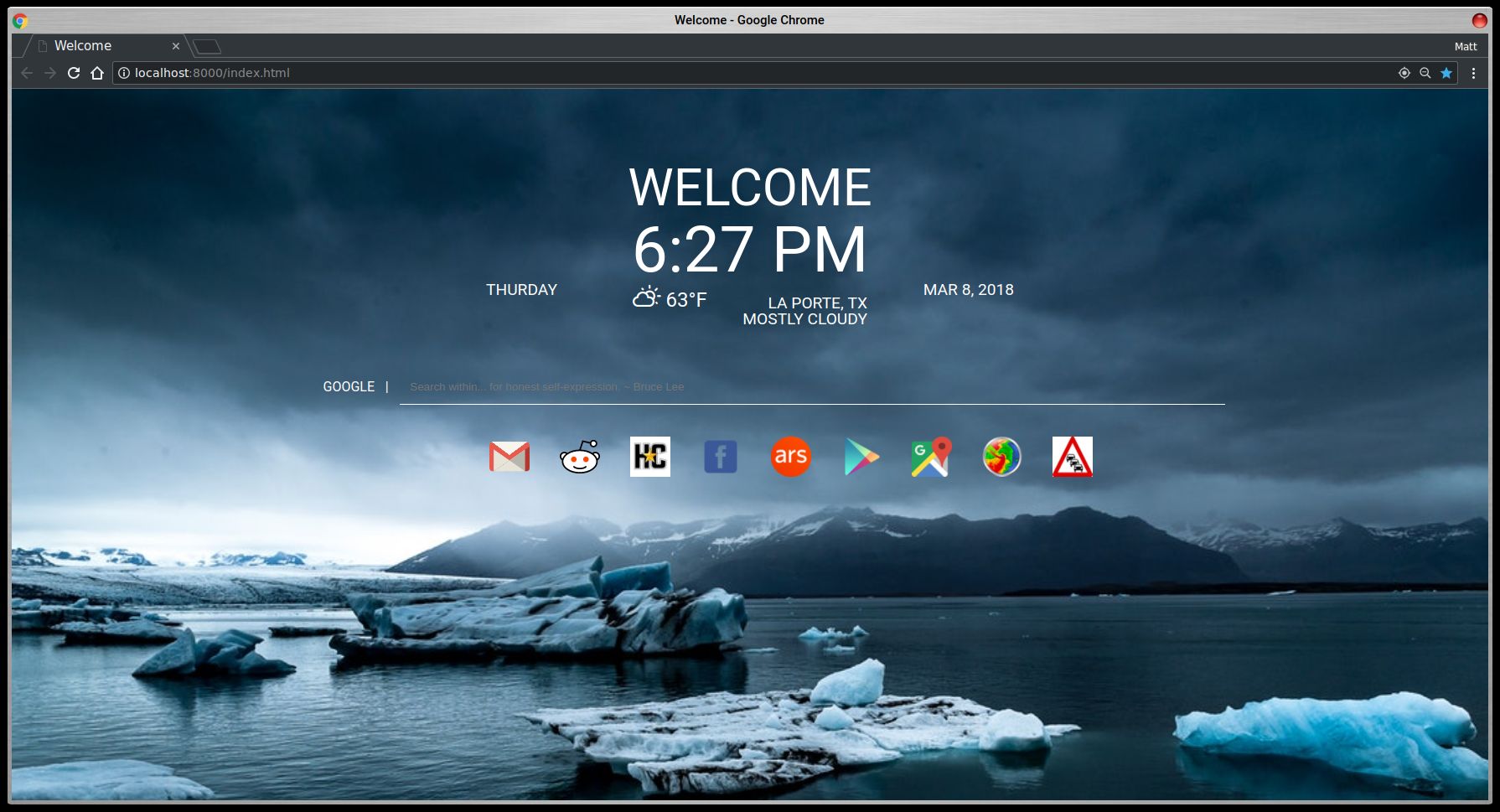 My first startpage | Scrolller