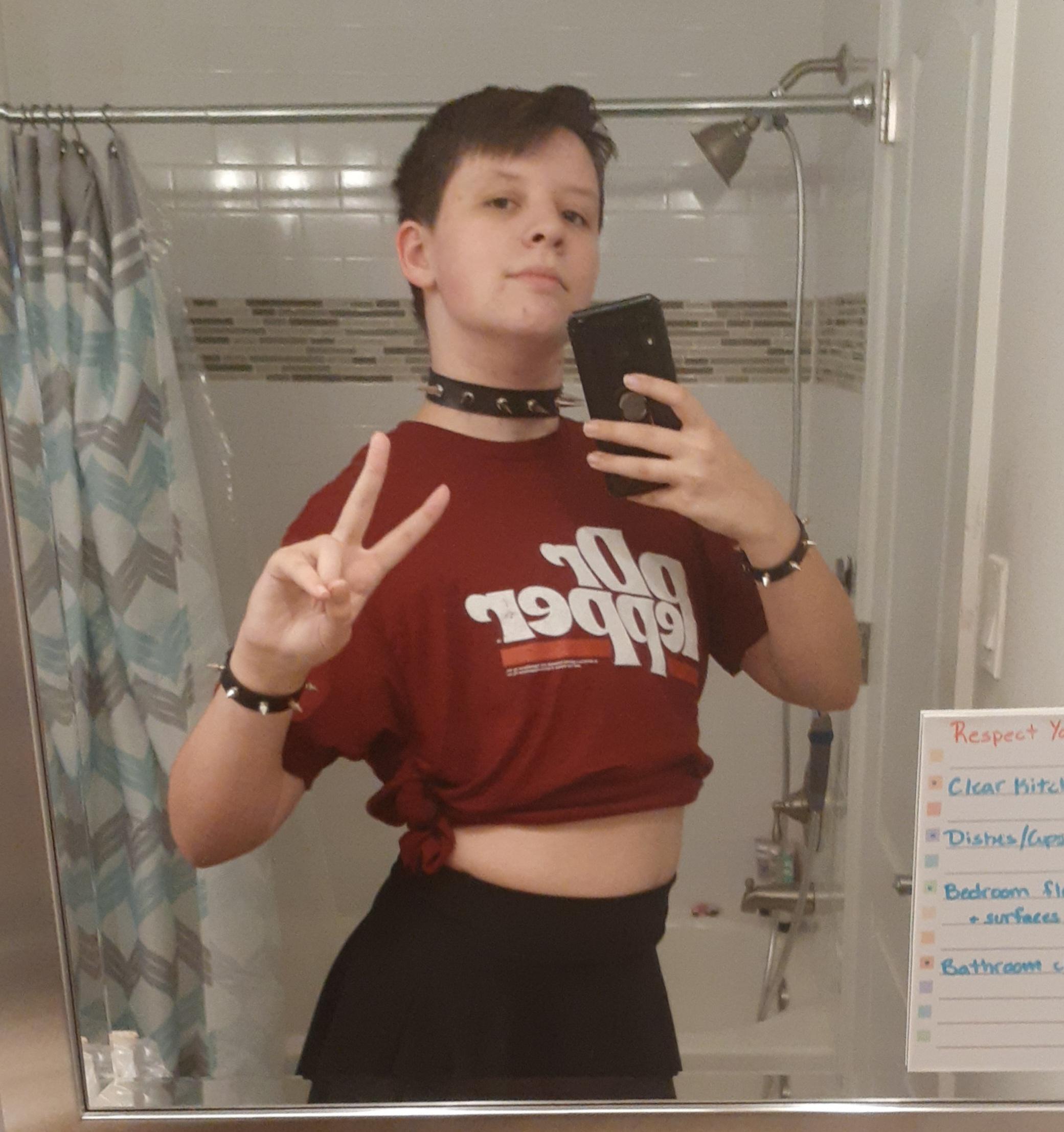 My first time ever dressing feminine like this
