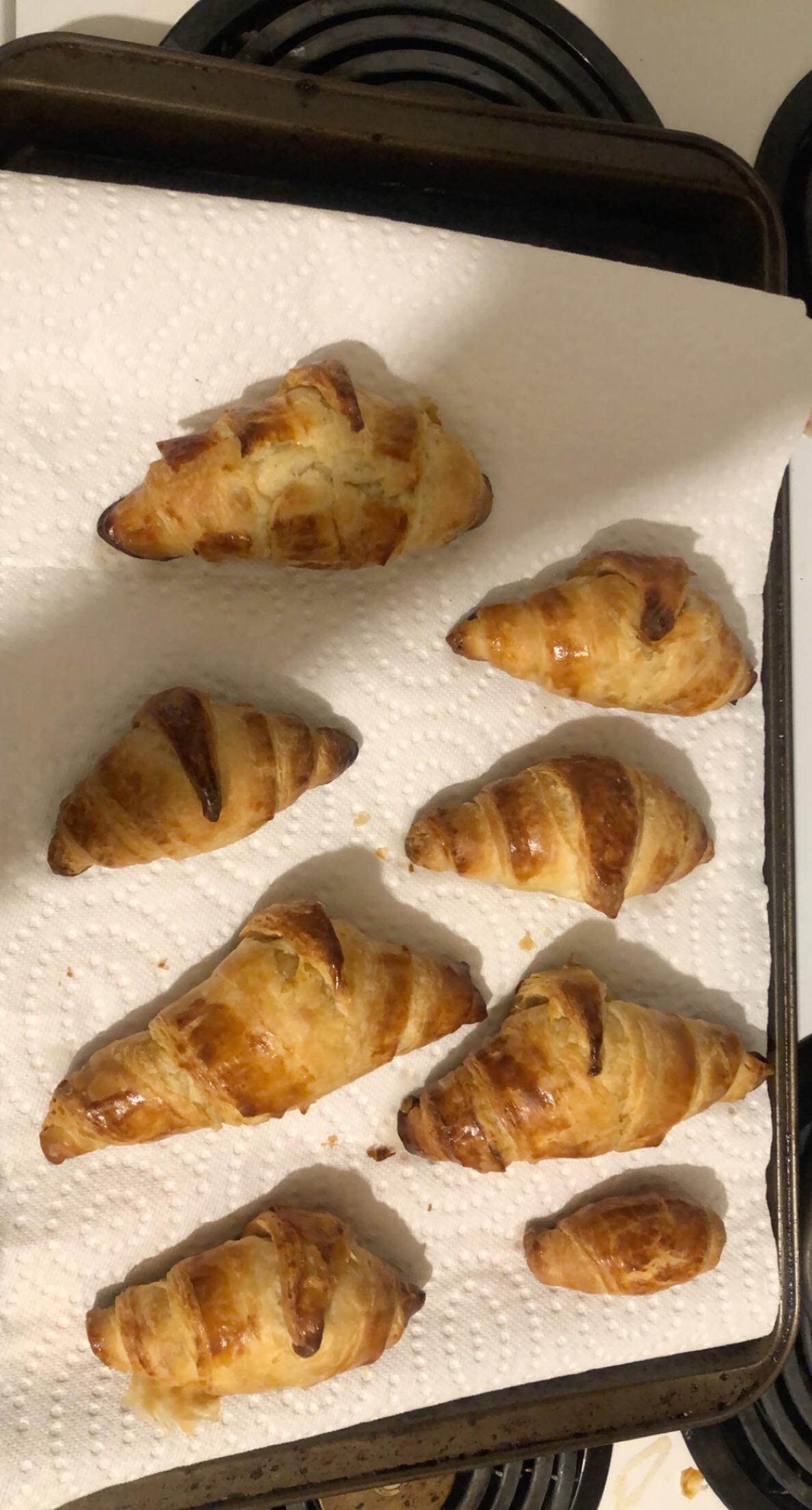 My first try on croissants | Scrolller