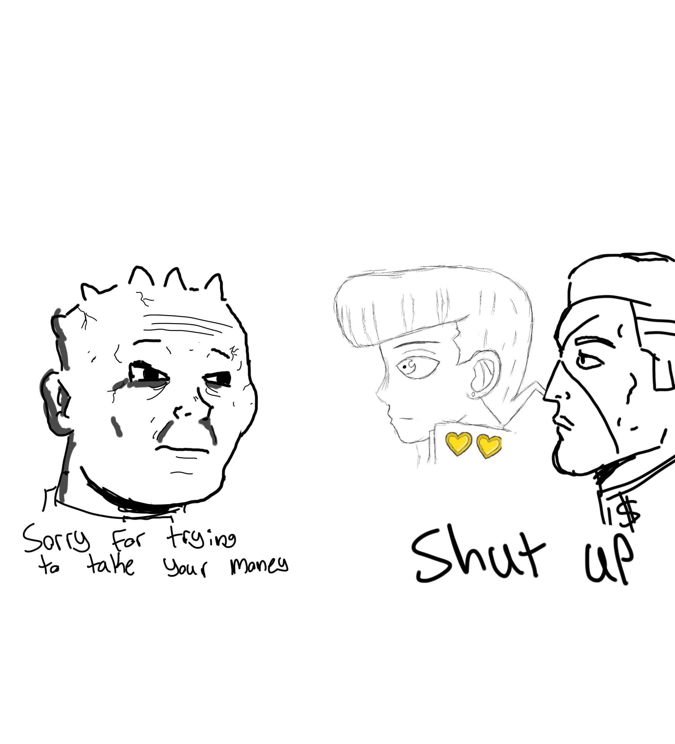 My friend @BrubbleJoker on Twitter did Okuyasu and Shigechi | Scrolller