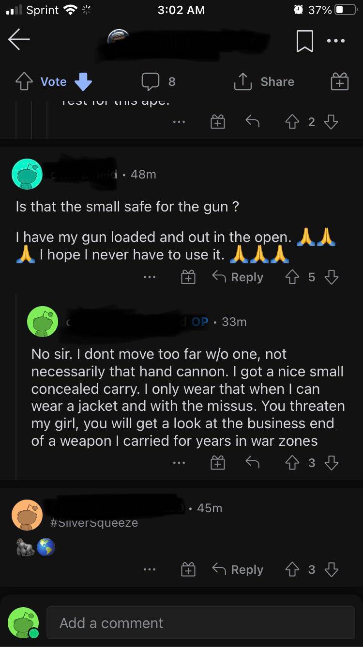 My hand cannon and war weapon, only with a coat & missus | Scrolller