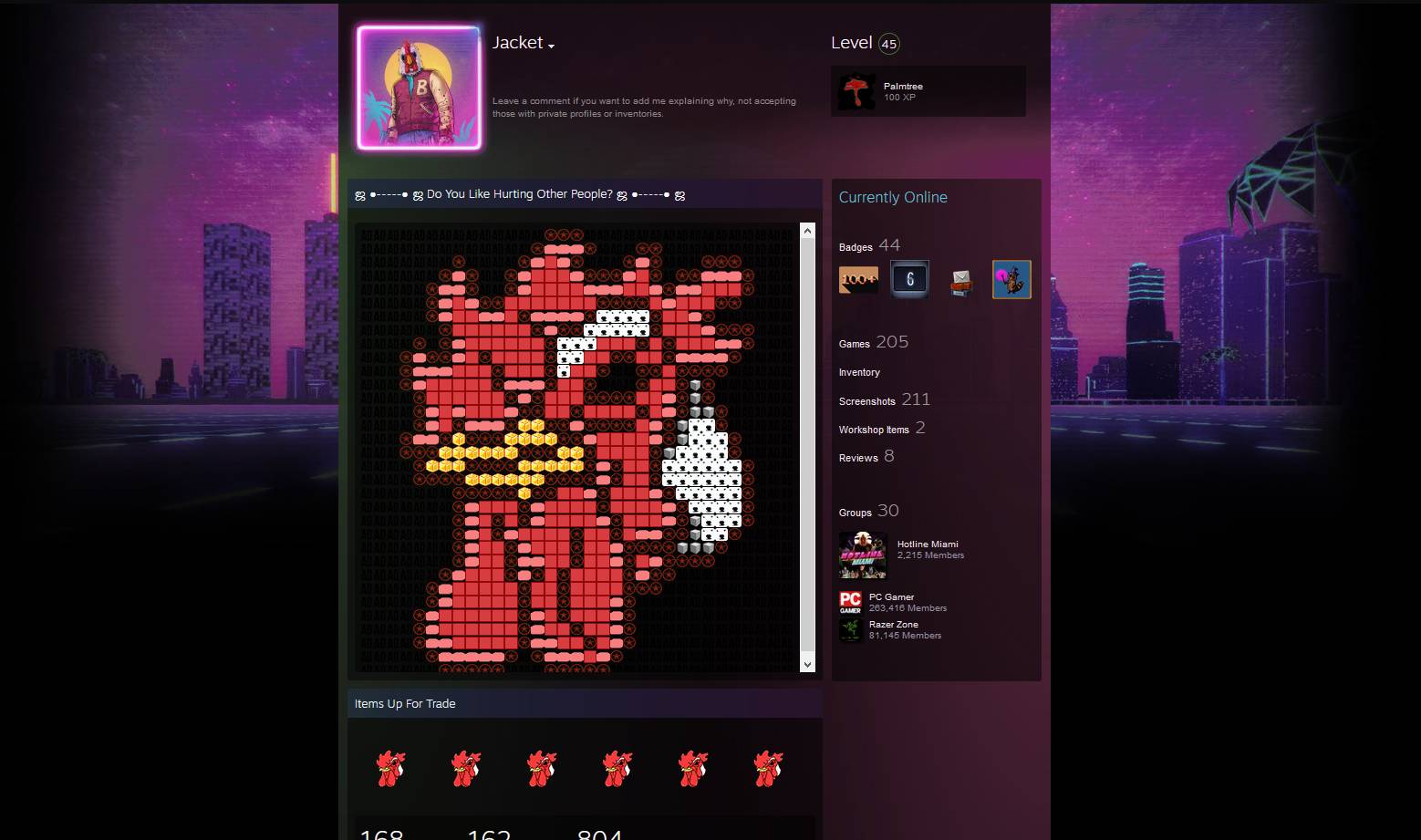 My Hotline Miami themed Steam profile :) | Scrolller