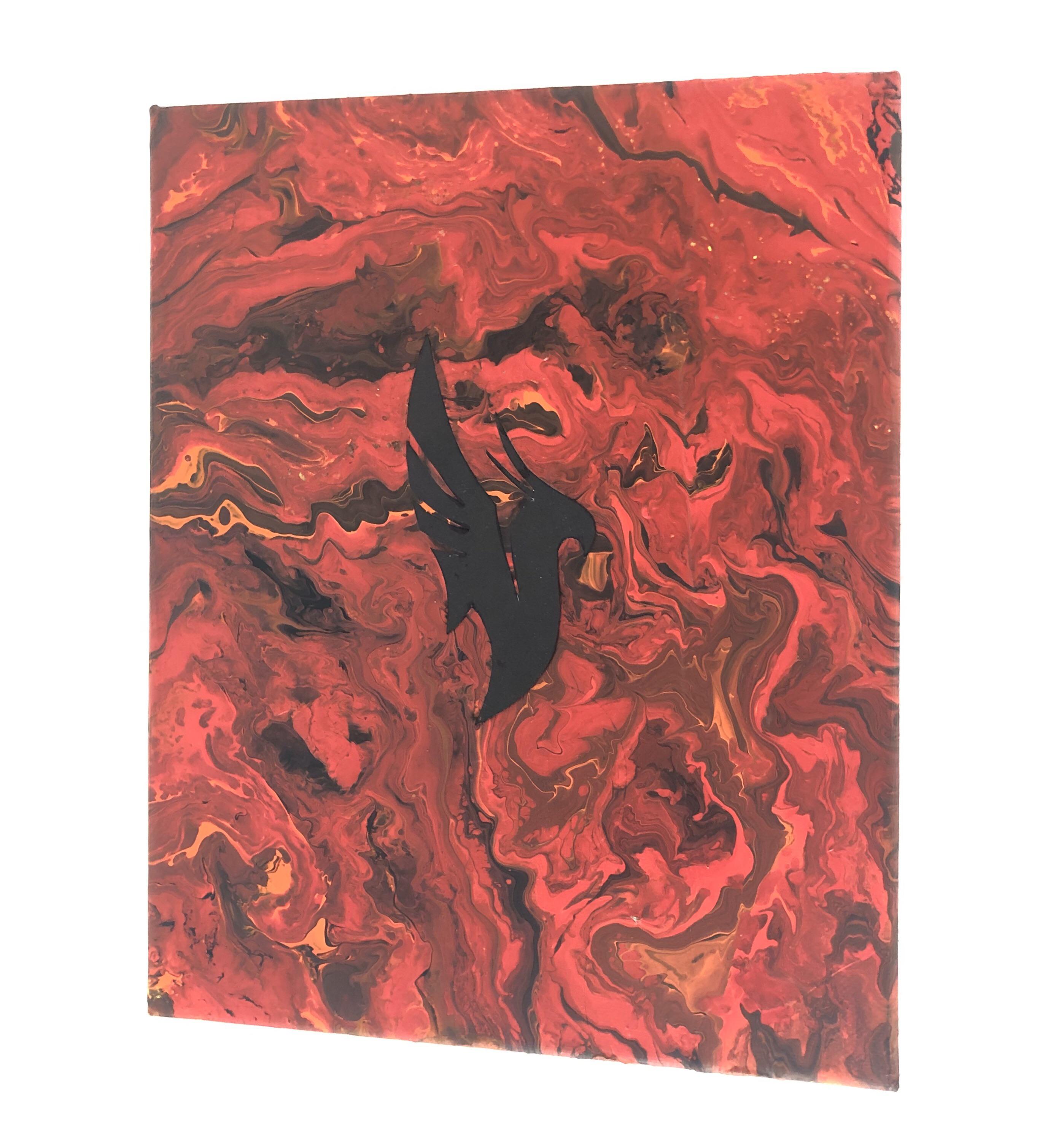 My Illenium inspired paint pour | Scrolller