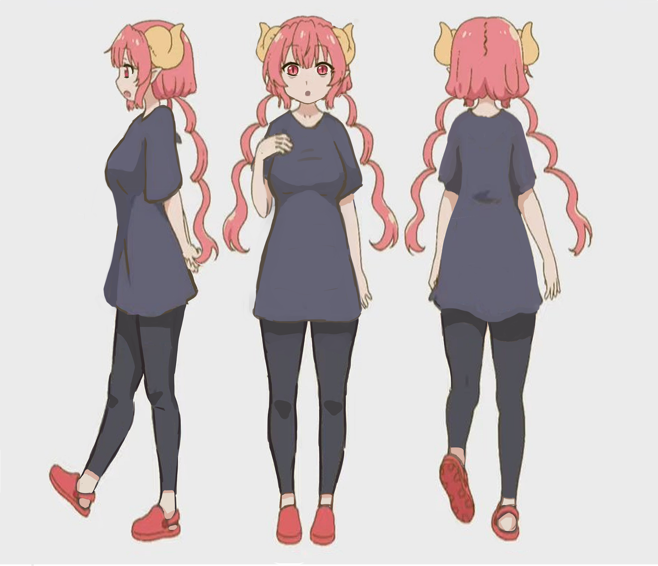 My Ilulu From Dragon Maid Redesign Know This Has Been Done Before But I Wanted To Take Into
