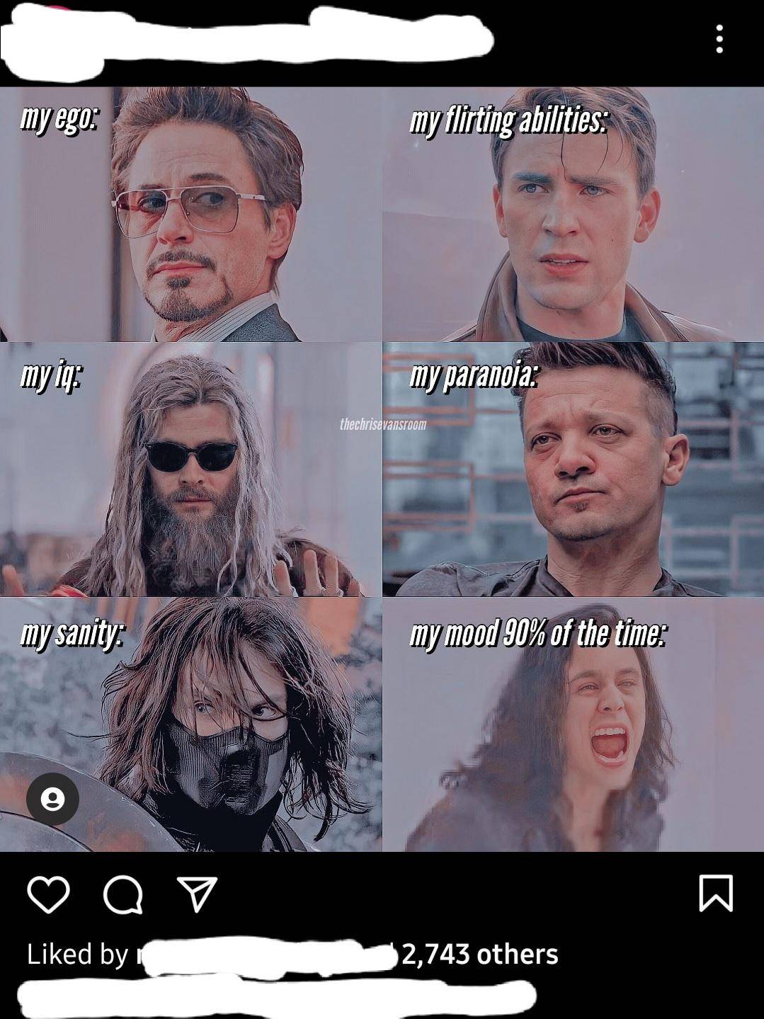 My Marvel personality | Scrolller