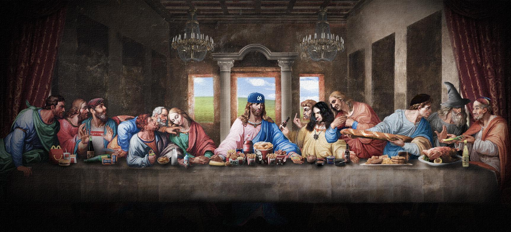 My mate made a a version of The Last Supper with our friends in it | Scrolller