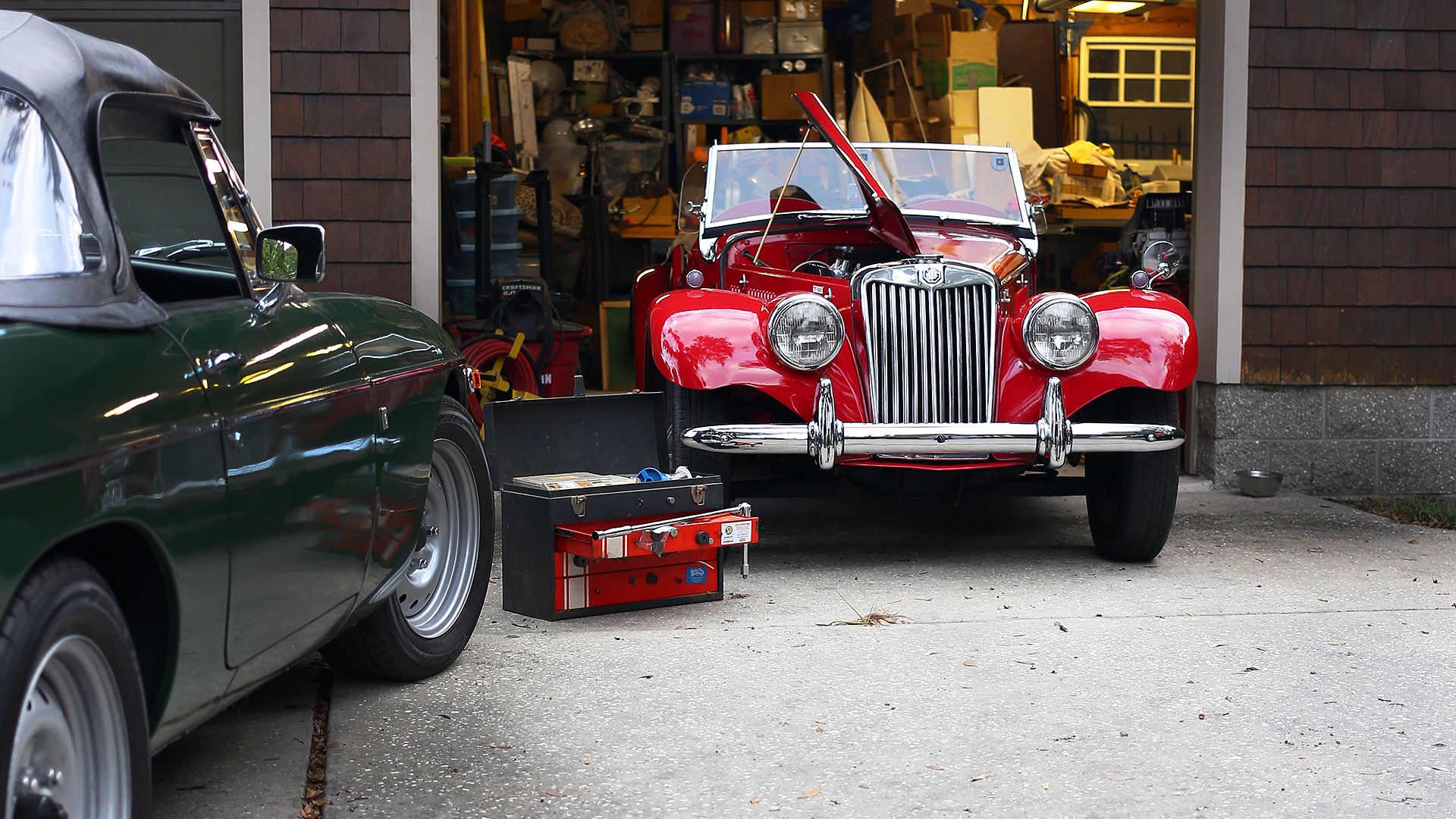 My MGB and a friend's MGTF | Scrolller