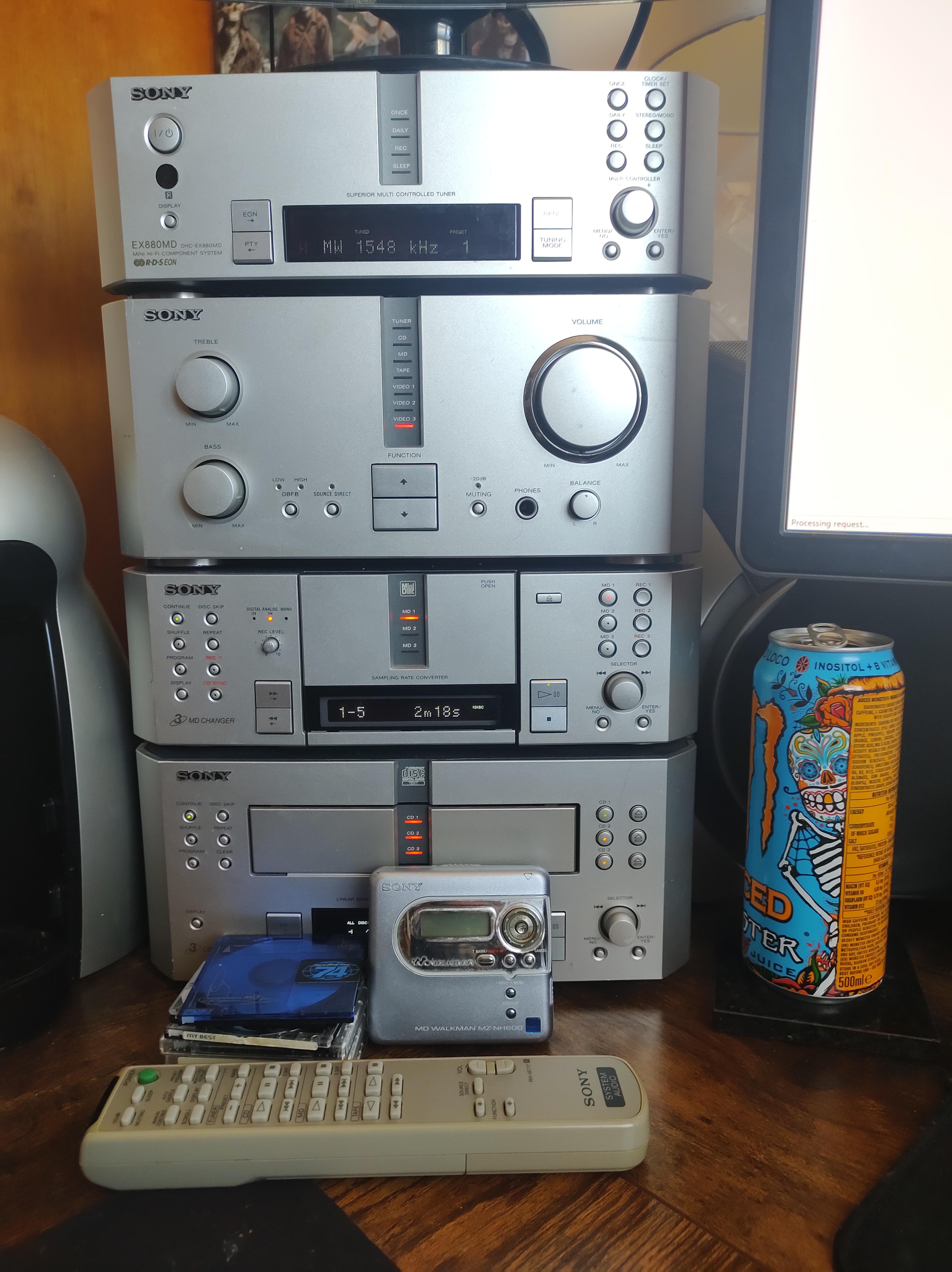 My modest minidisc setup for now :) | Scrolller