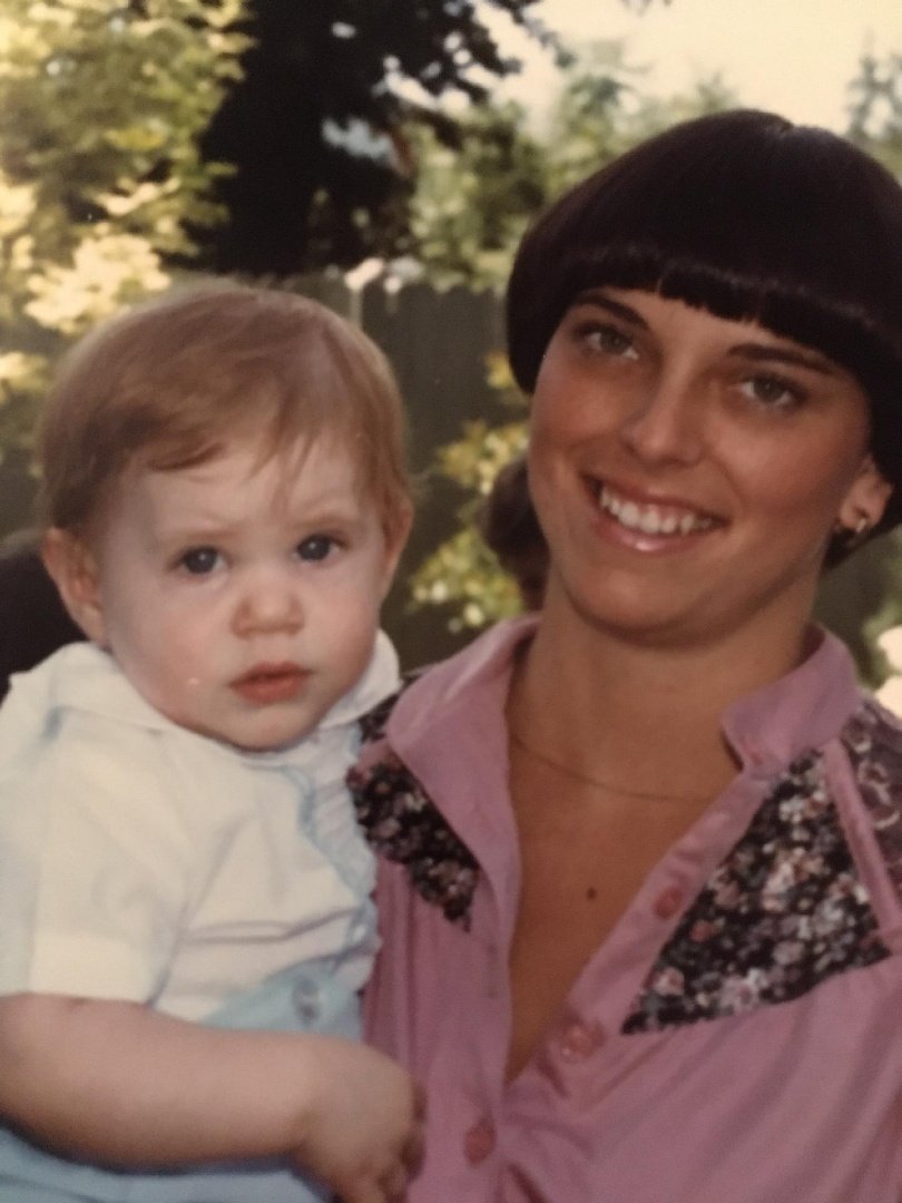 My mom's bangs, 1982. | Scrolller