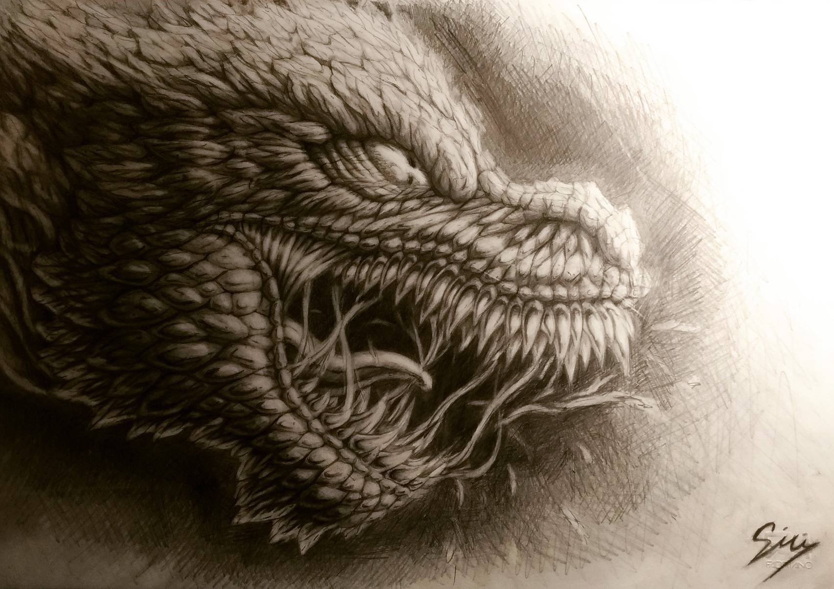 "My new little dragon" by Simon Drayzer | Scrolller