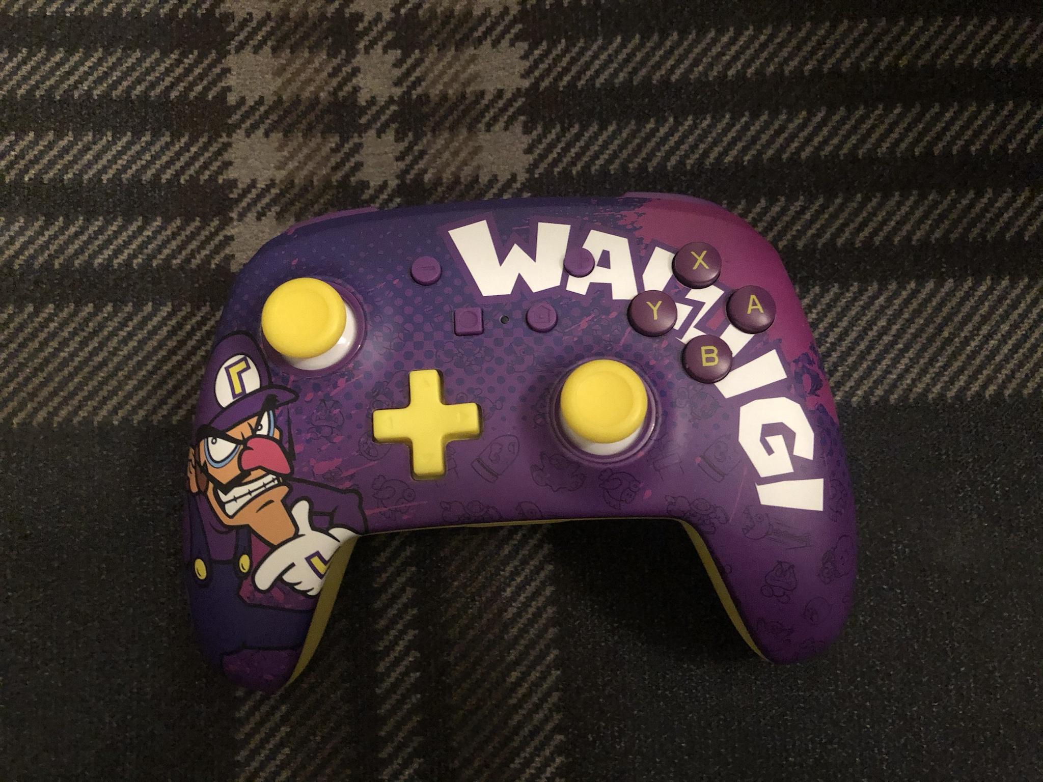 My new Waluigi-styled Nintendo Switch Pro-Controller | Scrolller