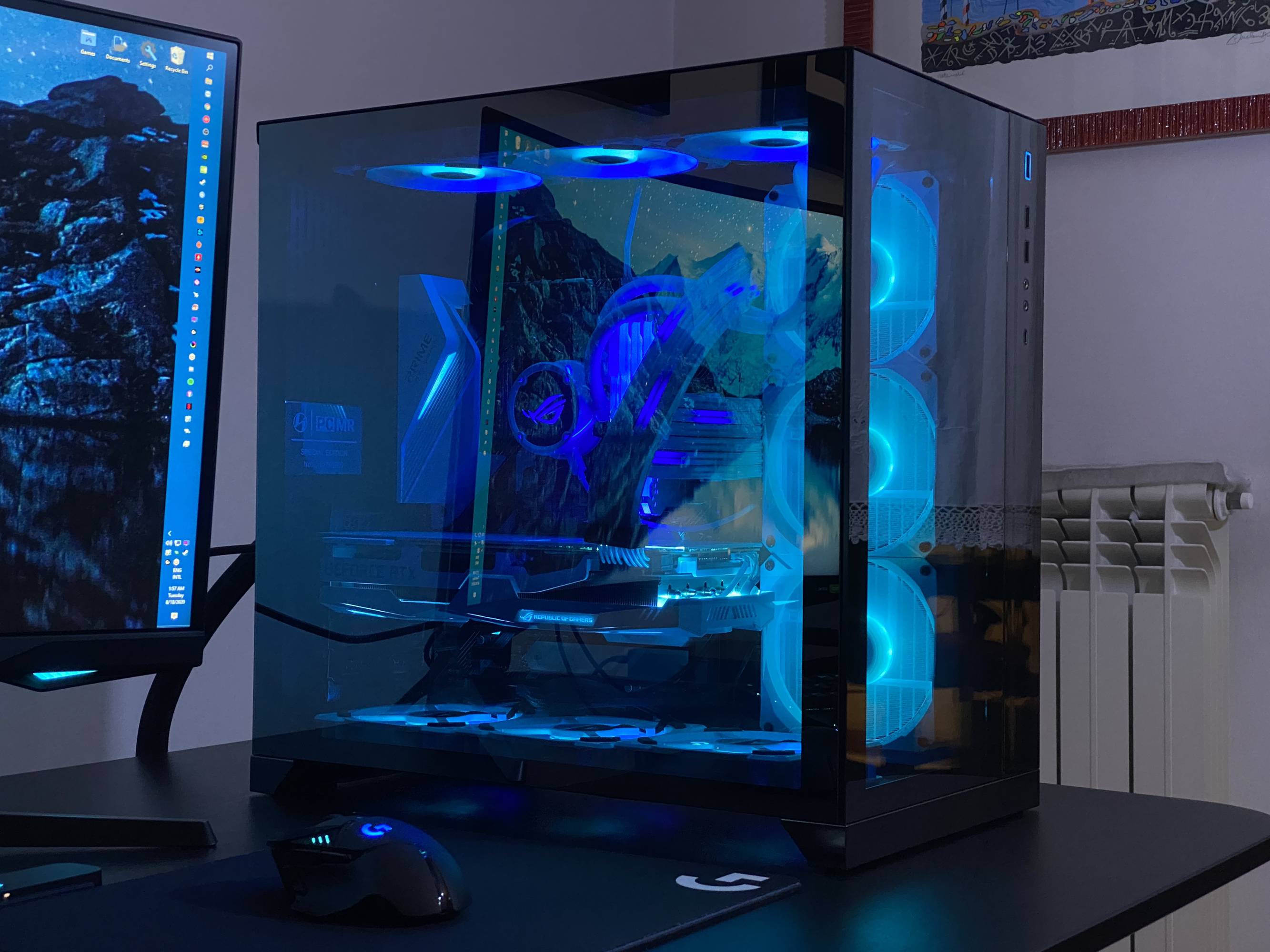 My O11D PCMR Edition and first ever PC build! Galaxy / Snow themed. 🌌 | Scrolller