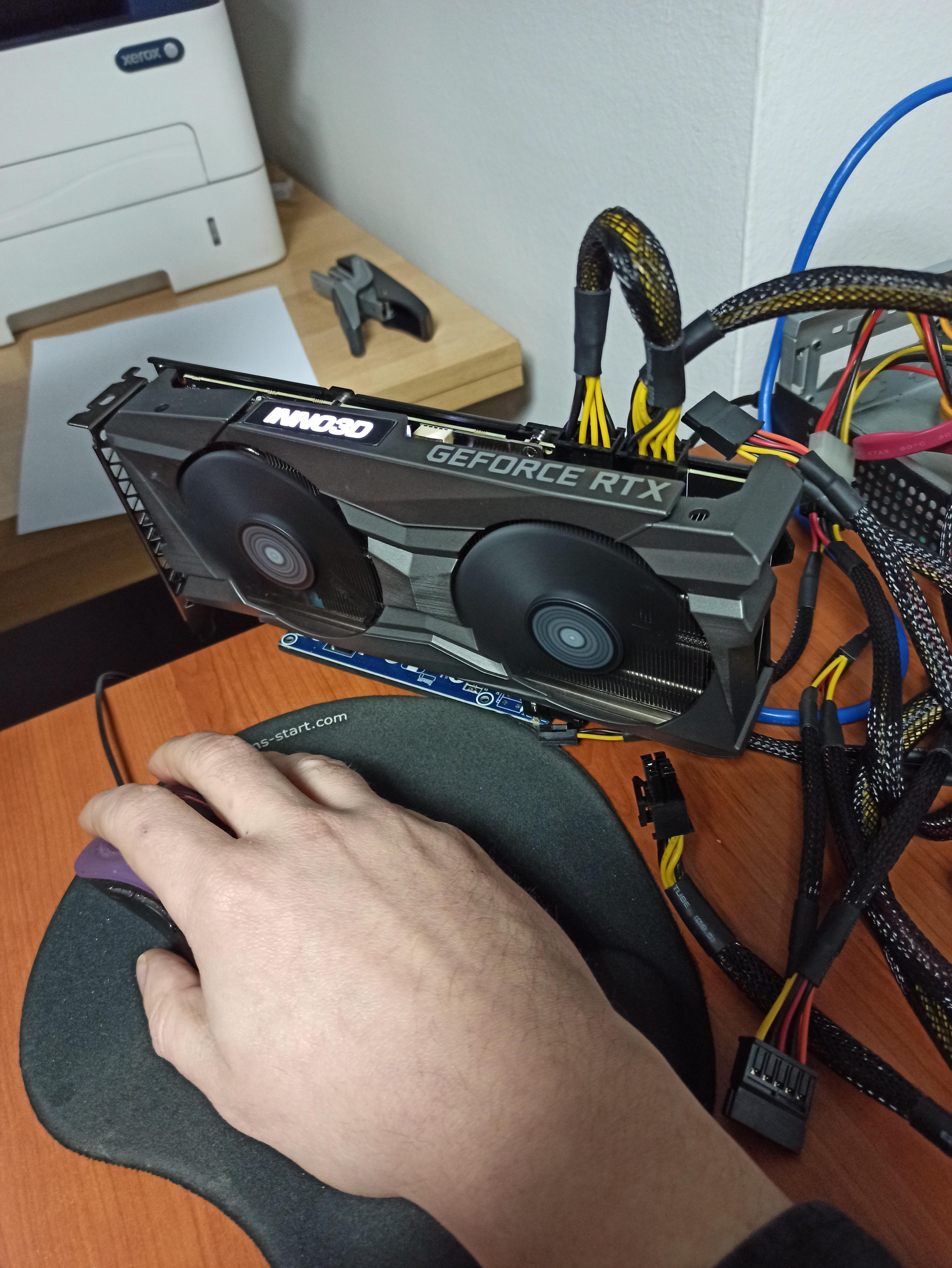 My office PC now has a RTX 3070 hand heater | Scrolller