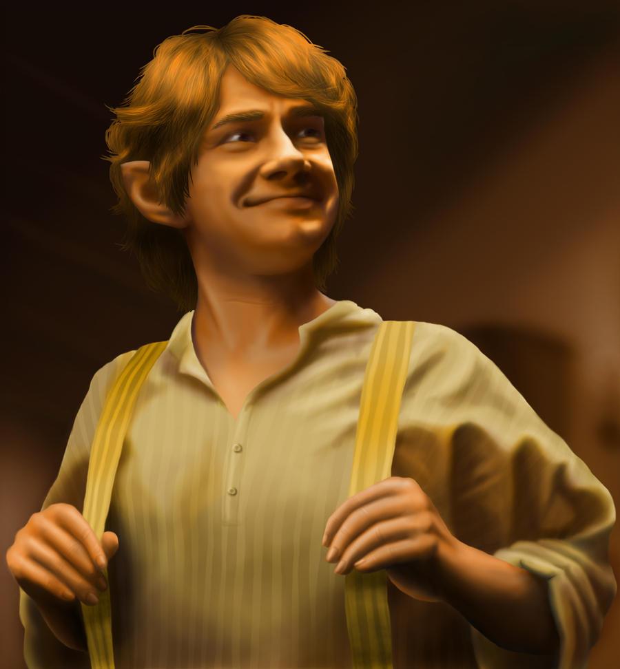 My painting of Bilbo Baggins | Scrolller