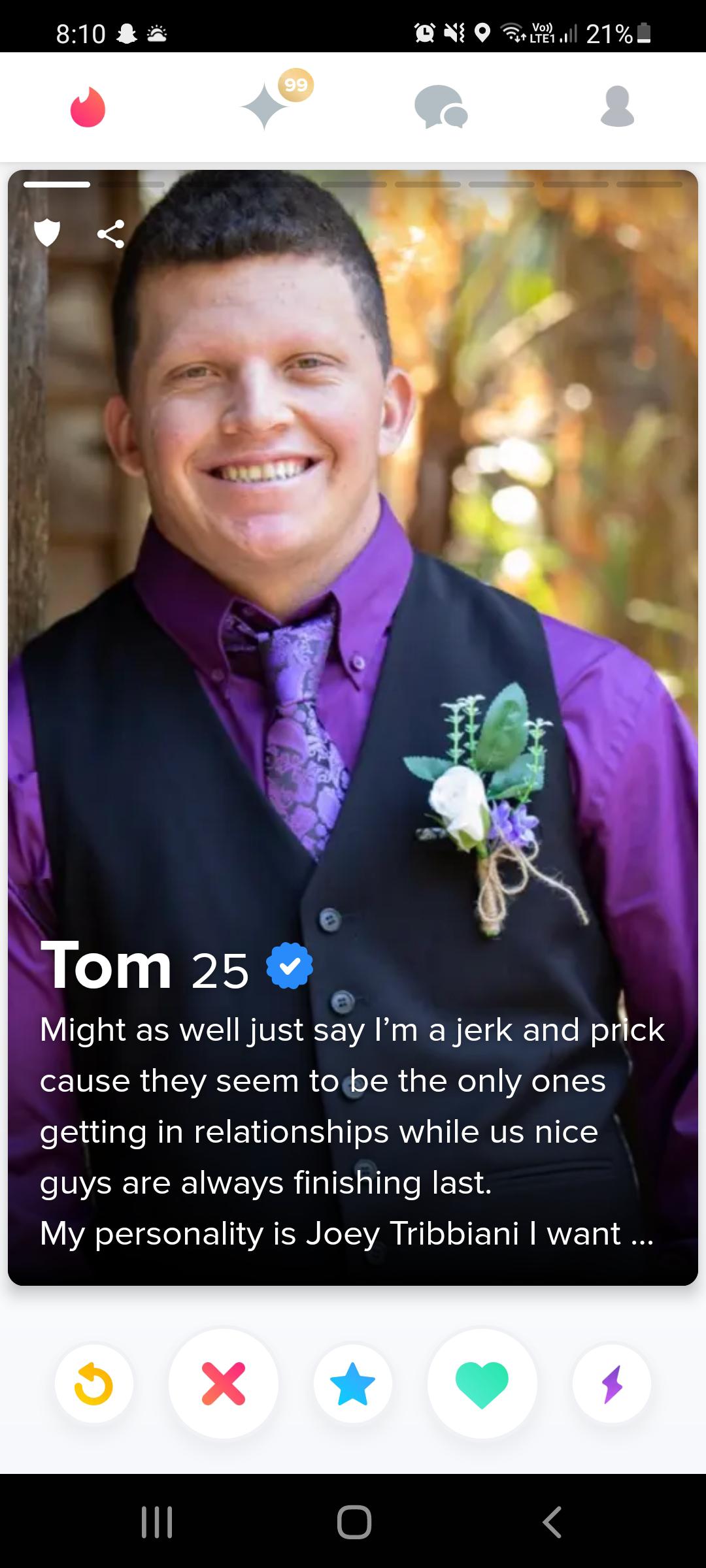 My personality is Joey Tribbiani... | Scrolller