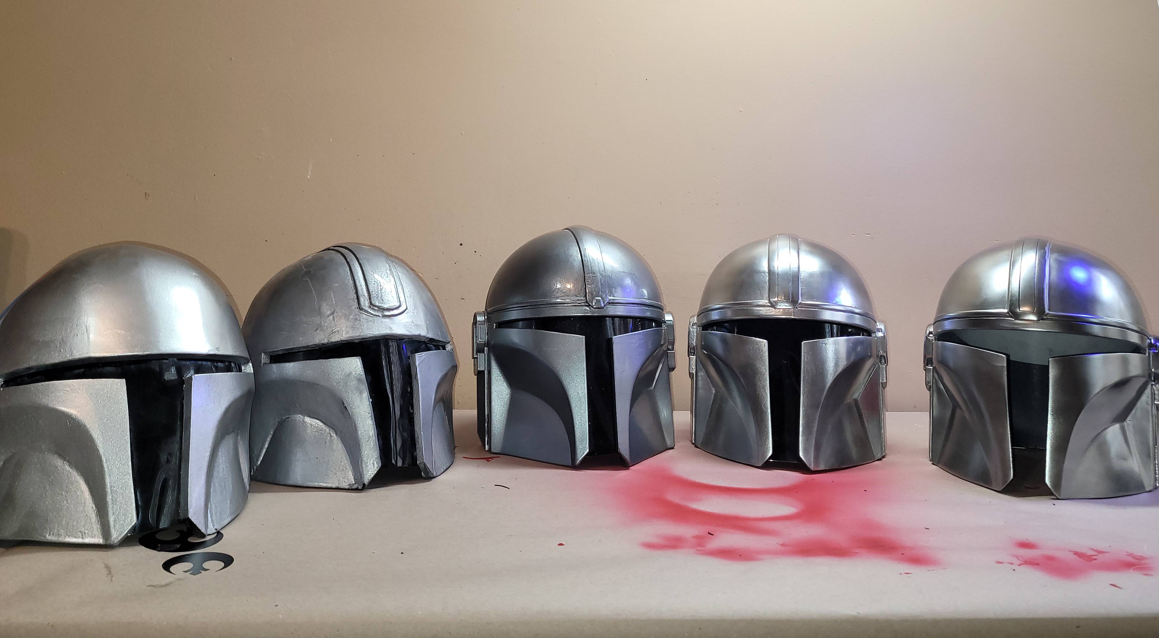 My Progress making Mandalorian Helmets over the past year | Scrolller